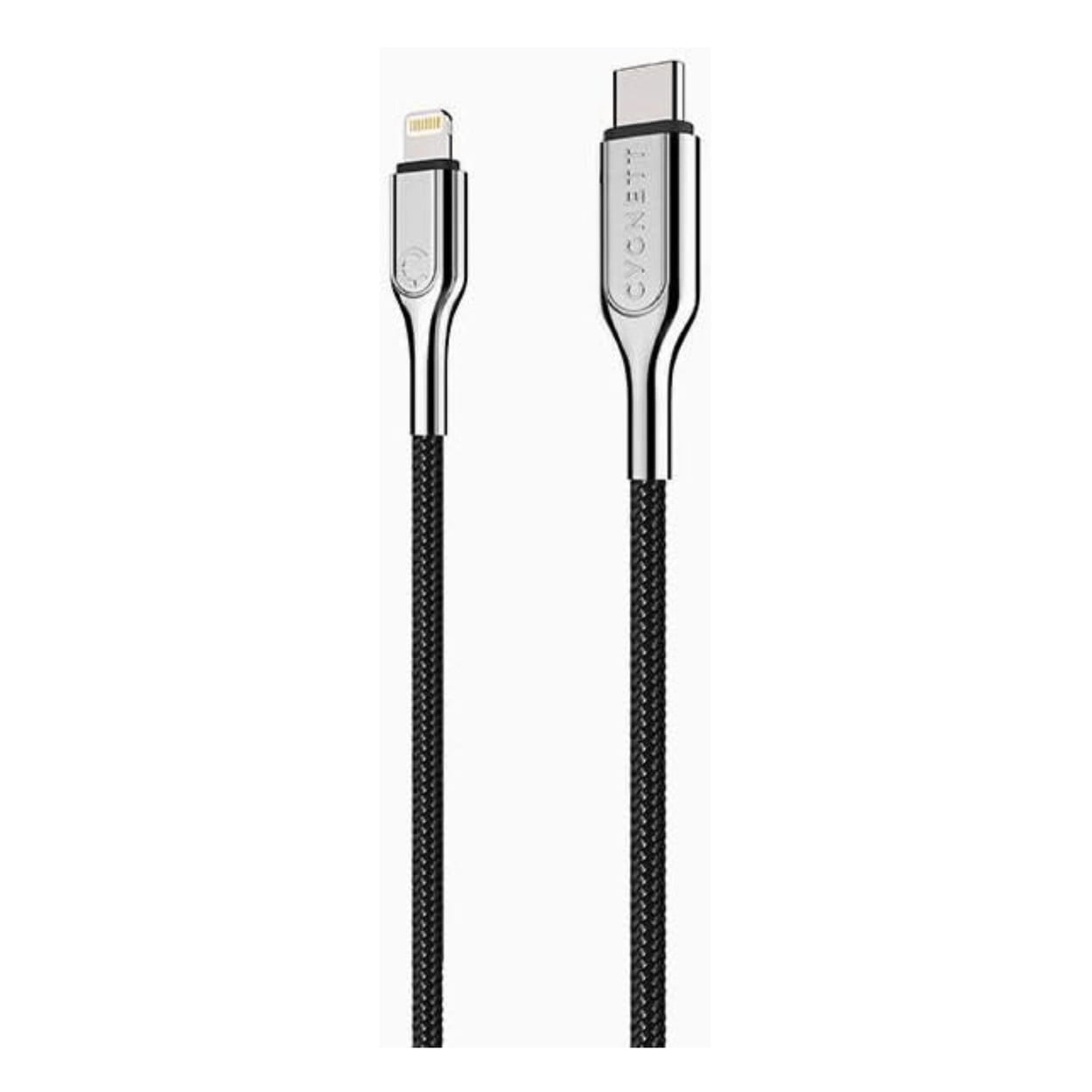 Cygnett Armoured to USB-C Braided Charging Cable 2M Black CY2801PCCCL ...