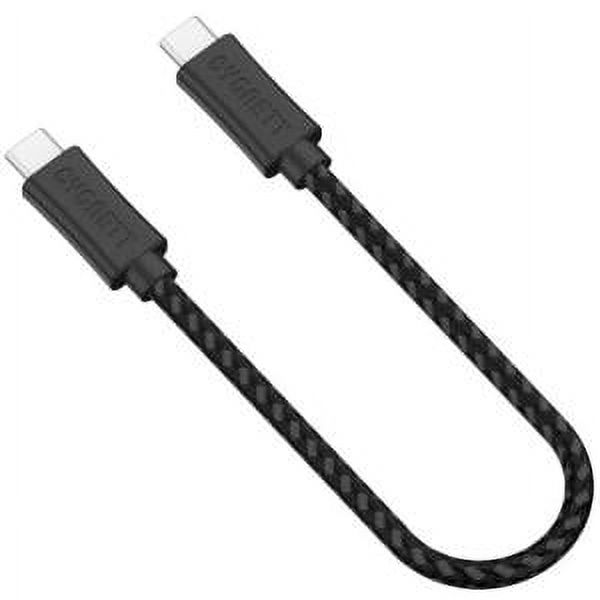 Cygnett LightSpeed USB-C to USB-C Braided Cable (10CM/0.3FT) - Black ...