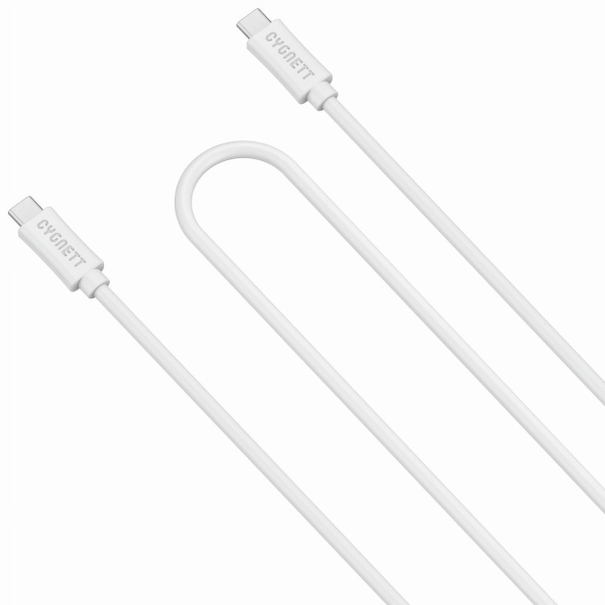 Cygnett LightSpeed USB-C to USB-C PVC Cable (1M/3.3FT) - White ...