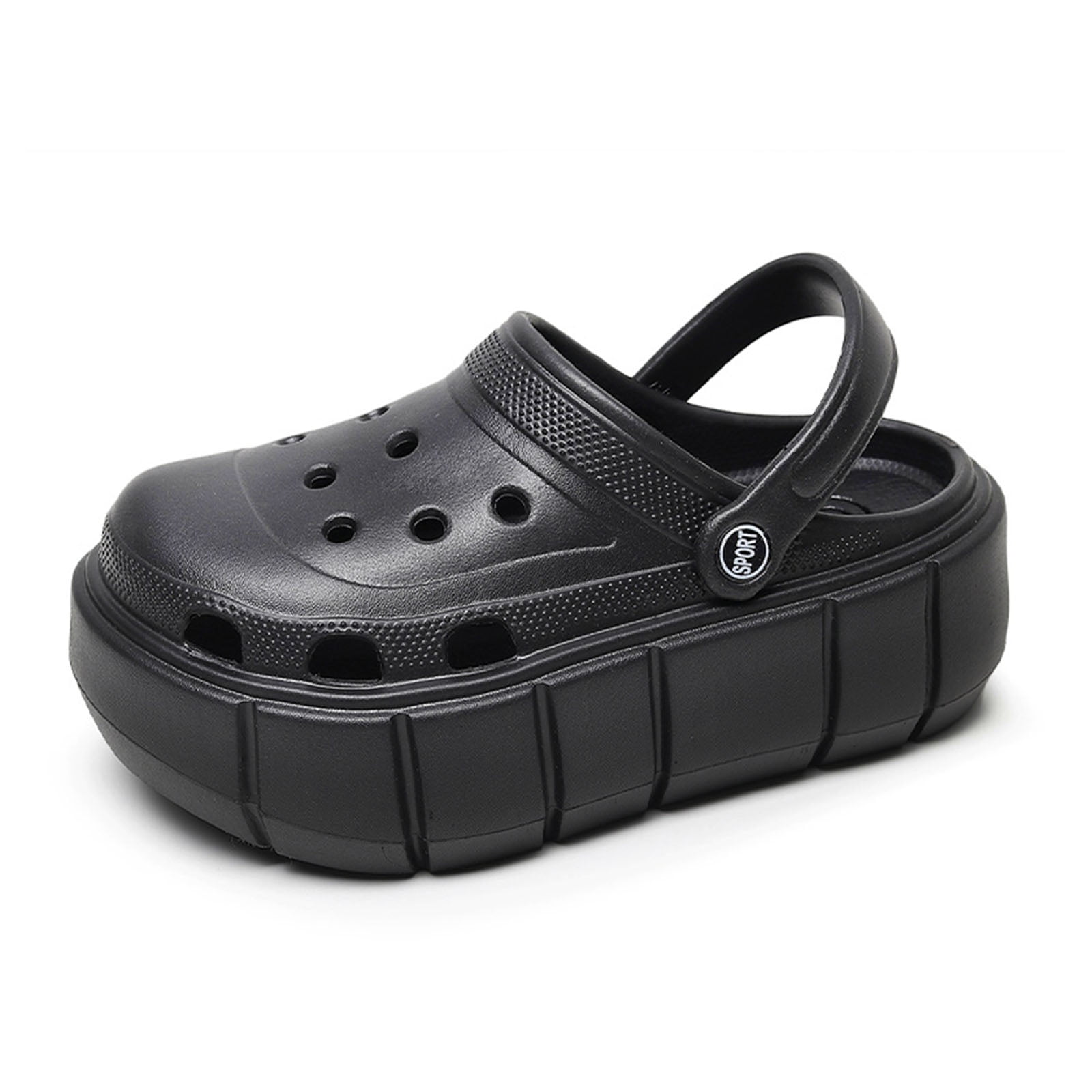 Cyiecw Gardener Platform Clogs Fashion Beach Sandals Slippers for Women ...