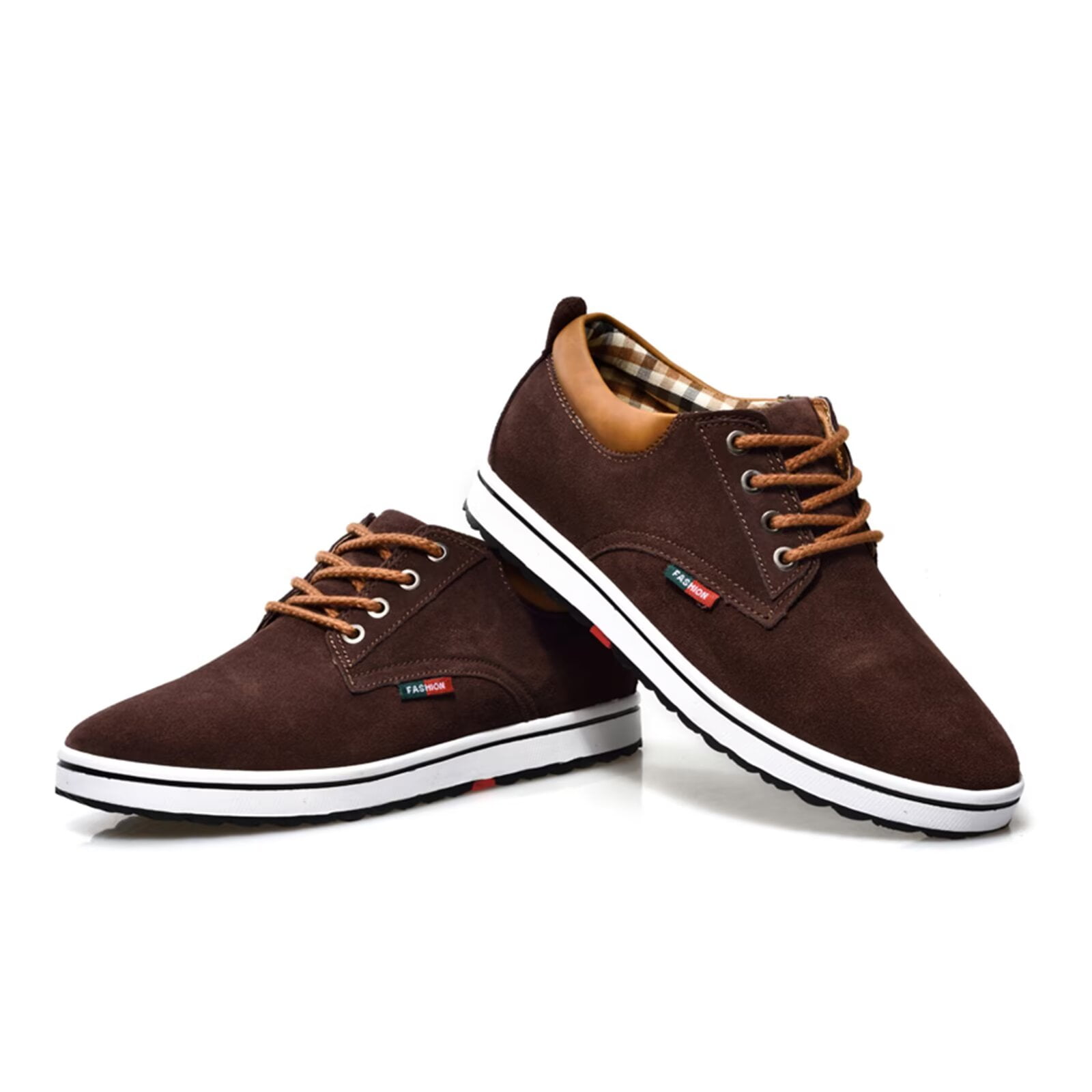 Cyiecw Men's Fashion Sneakers Invisible Height Increasing Elevator ...