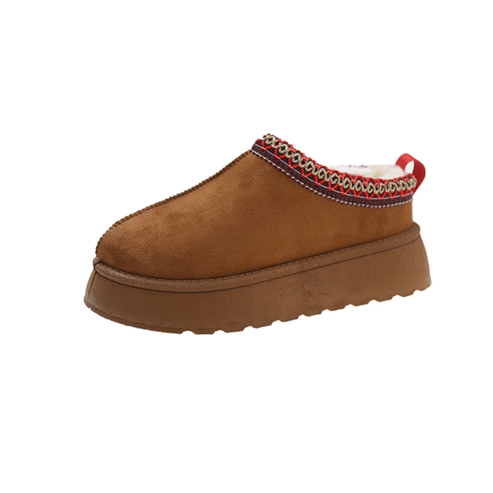 Cyiecw Womens Slippers,Platform Slippers,Fur Fleece Lined Slippers ...