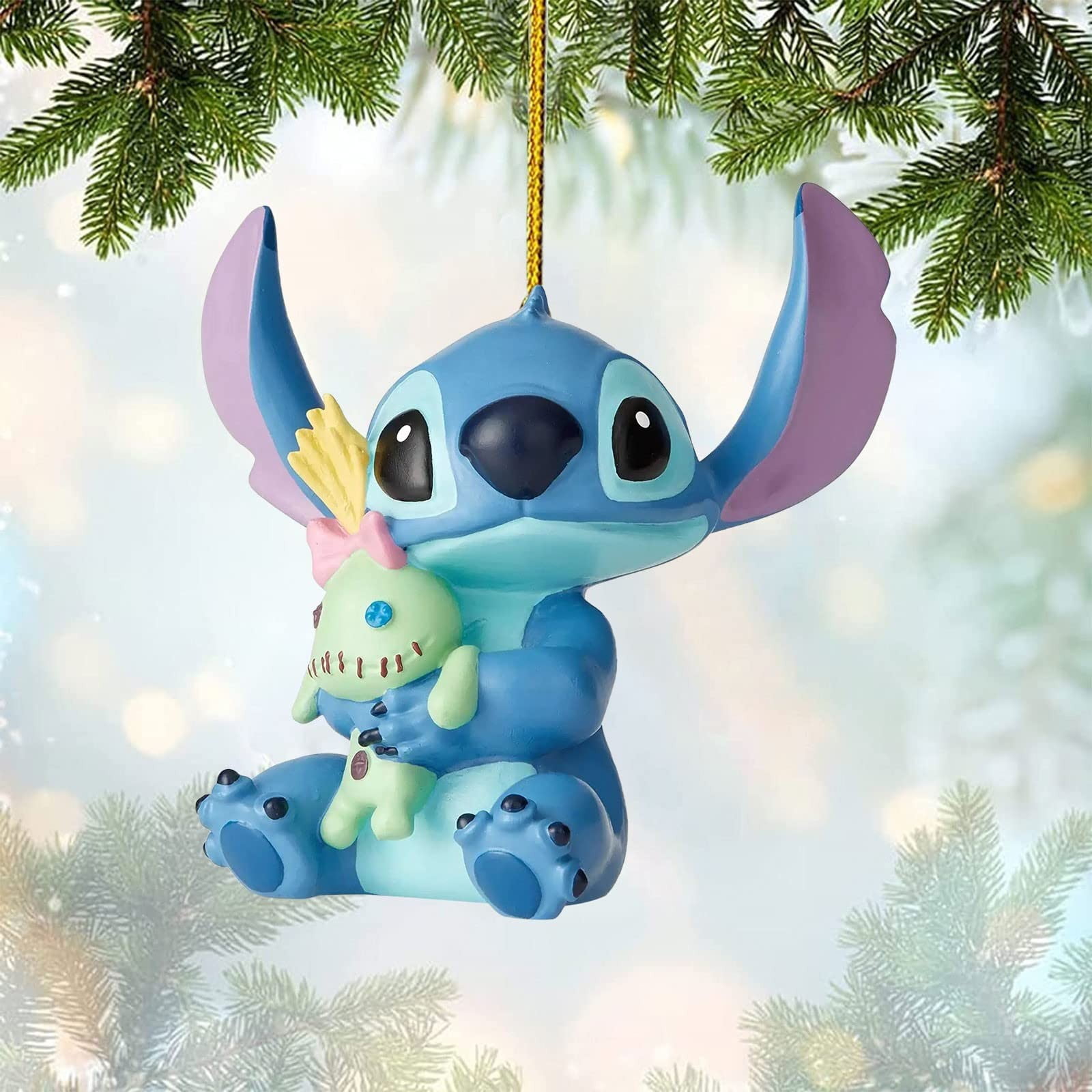 Cyinyin 1 PCS Stitch Action Figures Pendant, Miniature Stitch Figures ...