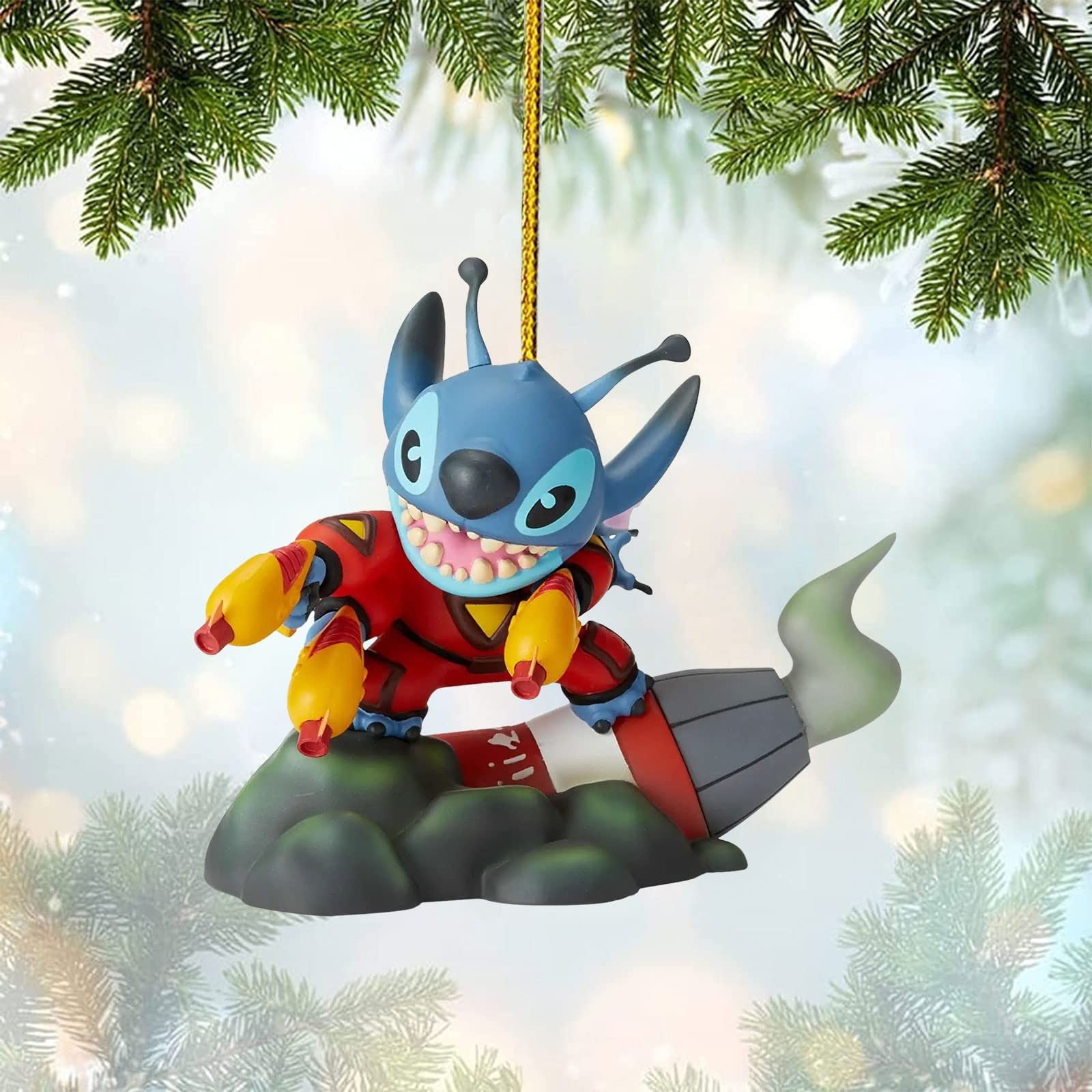 Cyinyin 1 PCS Stitch Action Figures Pendant, Miniature Stitch Figures ...