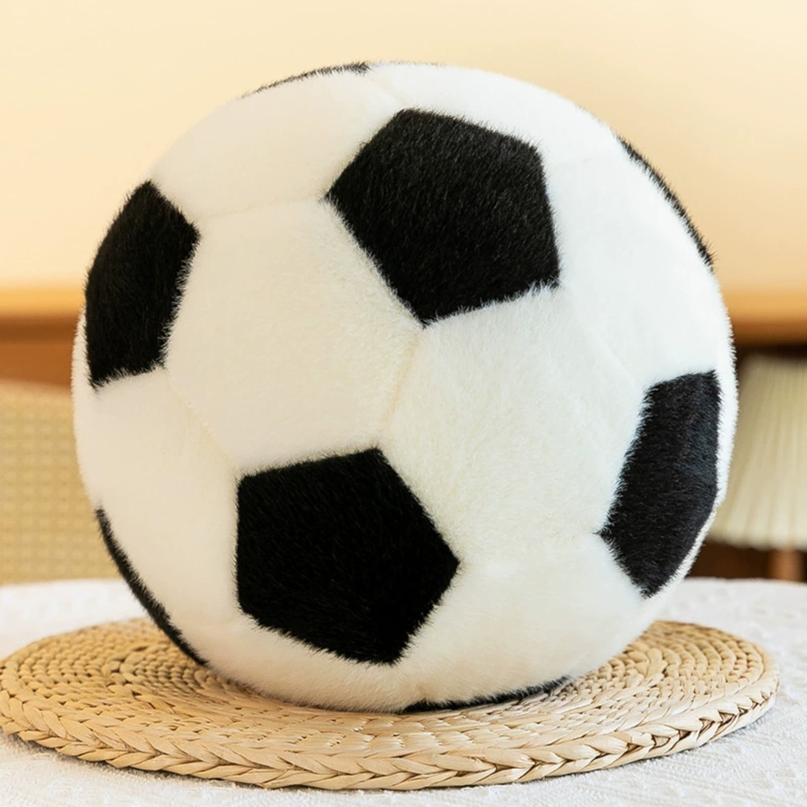 Cyinyin 10 INCH Creative Football Plush Doll Throw Pillow, Fun Football ...