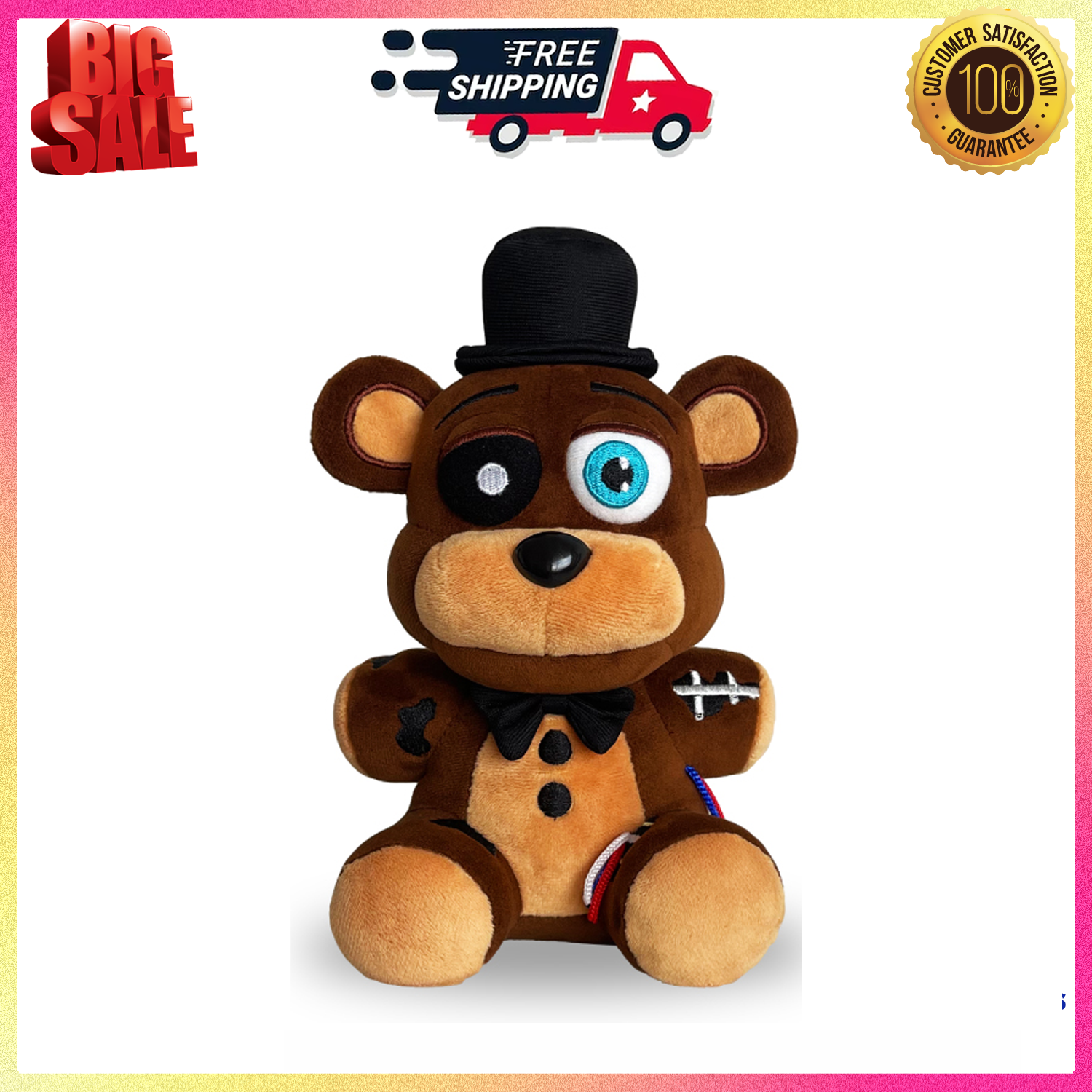 Cyinyin 10 Inch Five Nights At Freddy'S Toys, Fnaf Toys Fazbear Plush ...