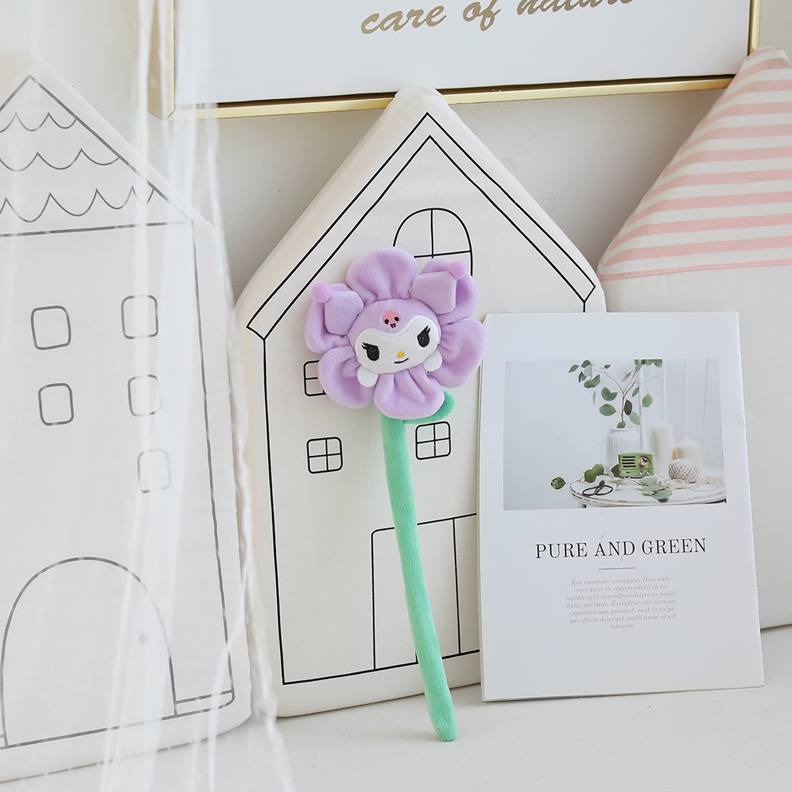 Cyinyin 13 INCH Sanrio Flower Mascot ‌My Melody ‌Kuromi ‌Pompompurin ...