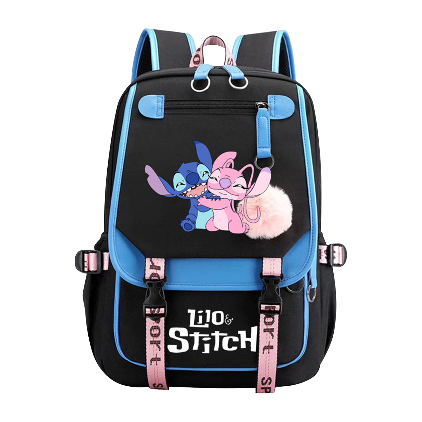 Cyinyin 17.3 INCH Vivid Cartoon Stitch Pattern Bookbag, Spacious and ...
