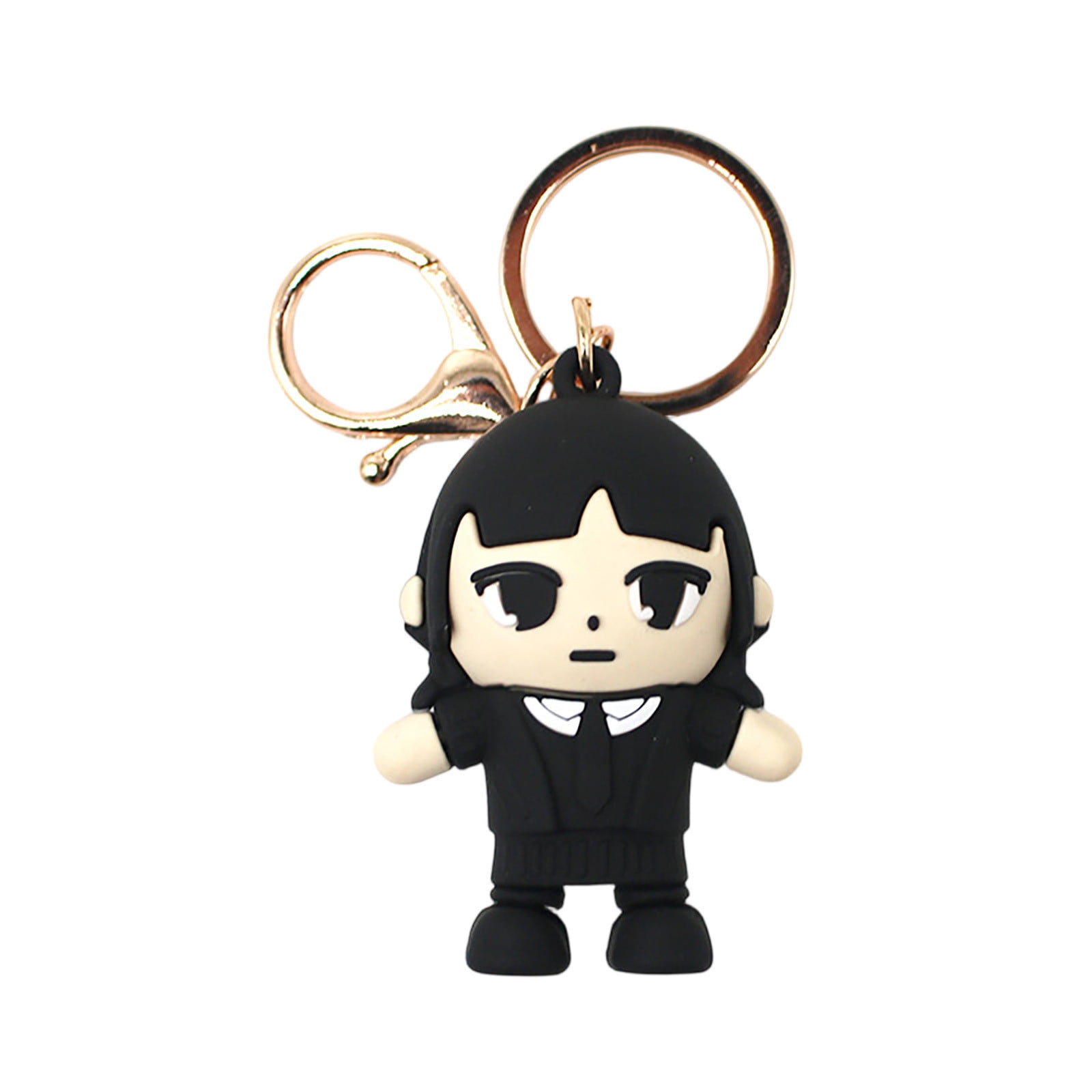 Cyinyin 2.8 INCH Fun Wednesday Addams Keychain and Bag Pendant ...