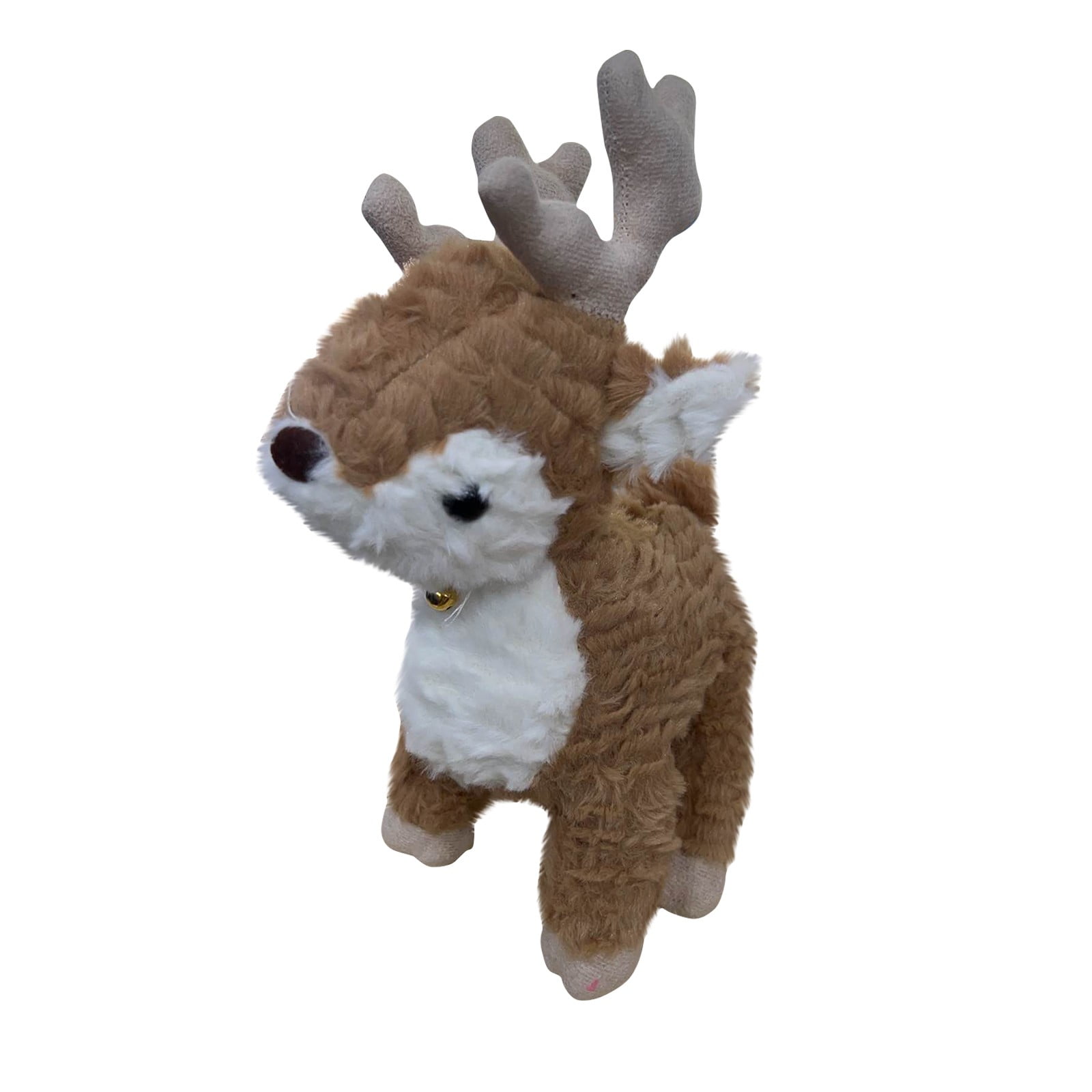 Cyinyin 20 INCH Reindeer Plush, Christmas Elk Stuffed Animal Toys, Cute ...