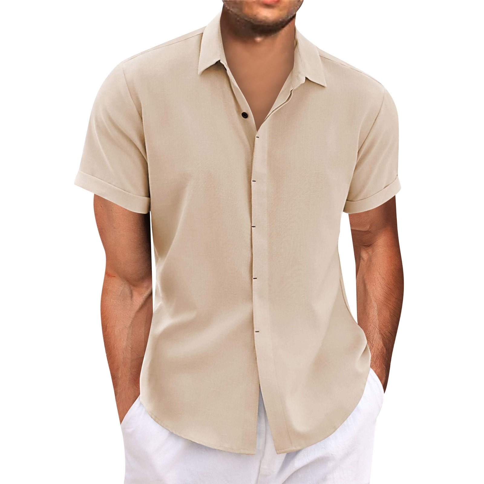 Cyinyin 2024 New Beach Golf Shirts for Men Polo Short Sleeved Mens ...