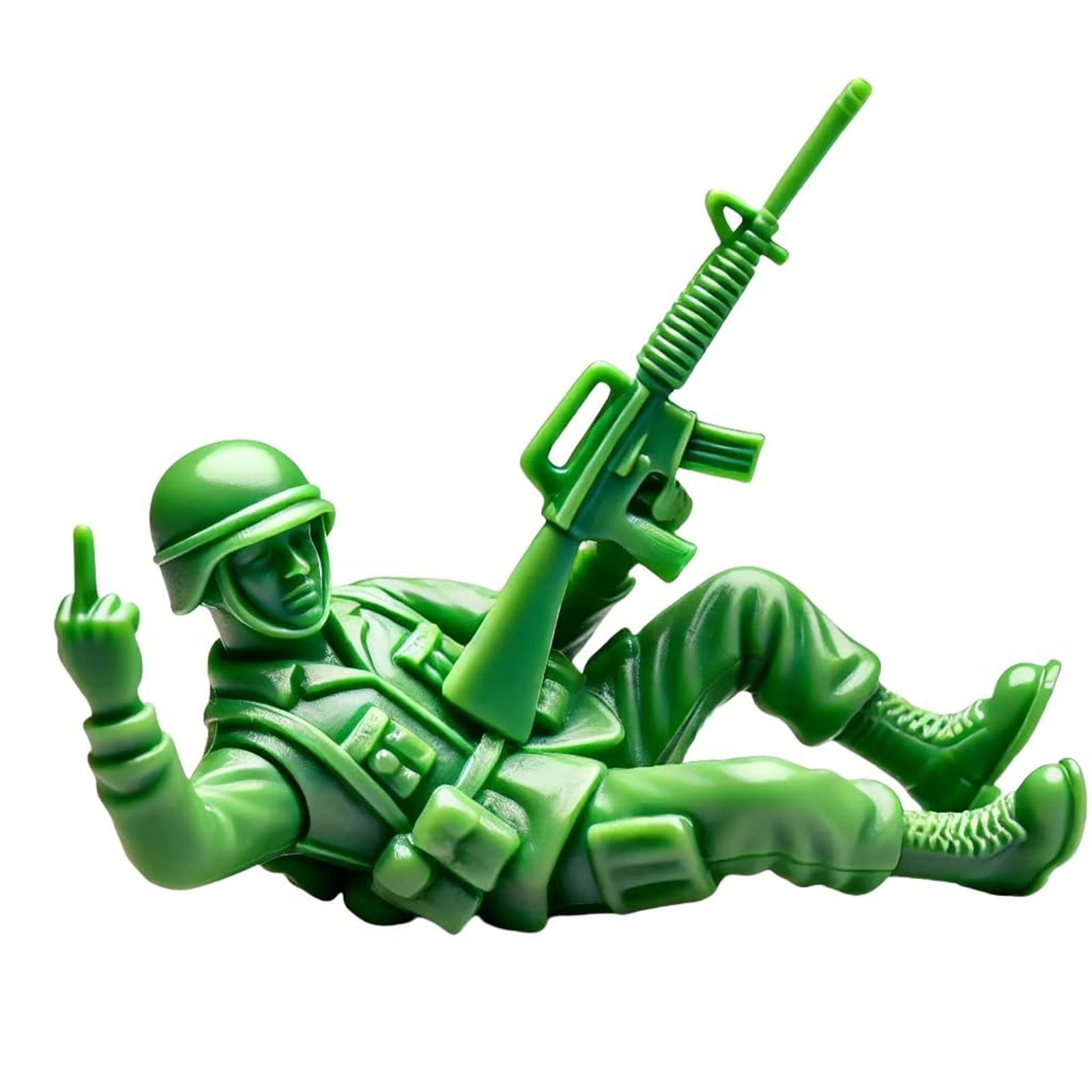 Cyinyin 2025 New Style Funny Military Statue - Green Army Men & Blue ...