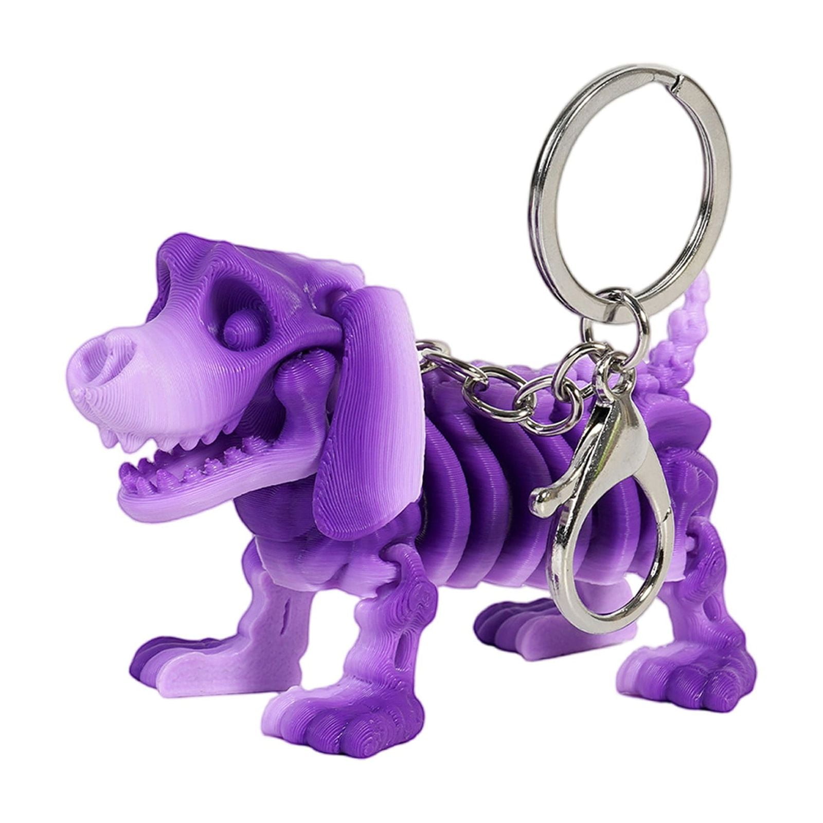 Cyinyin 3.7 INCH Creative 3D Printed Animals Puppy Keychain Bag Pendant ...