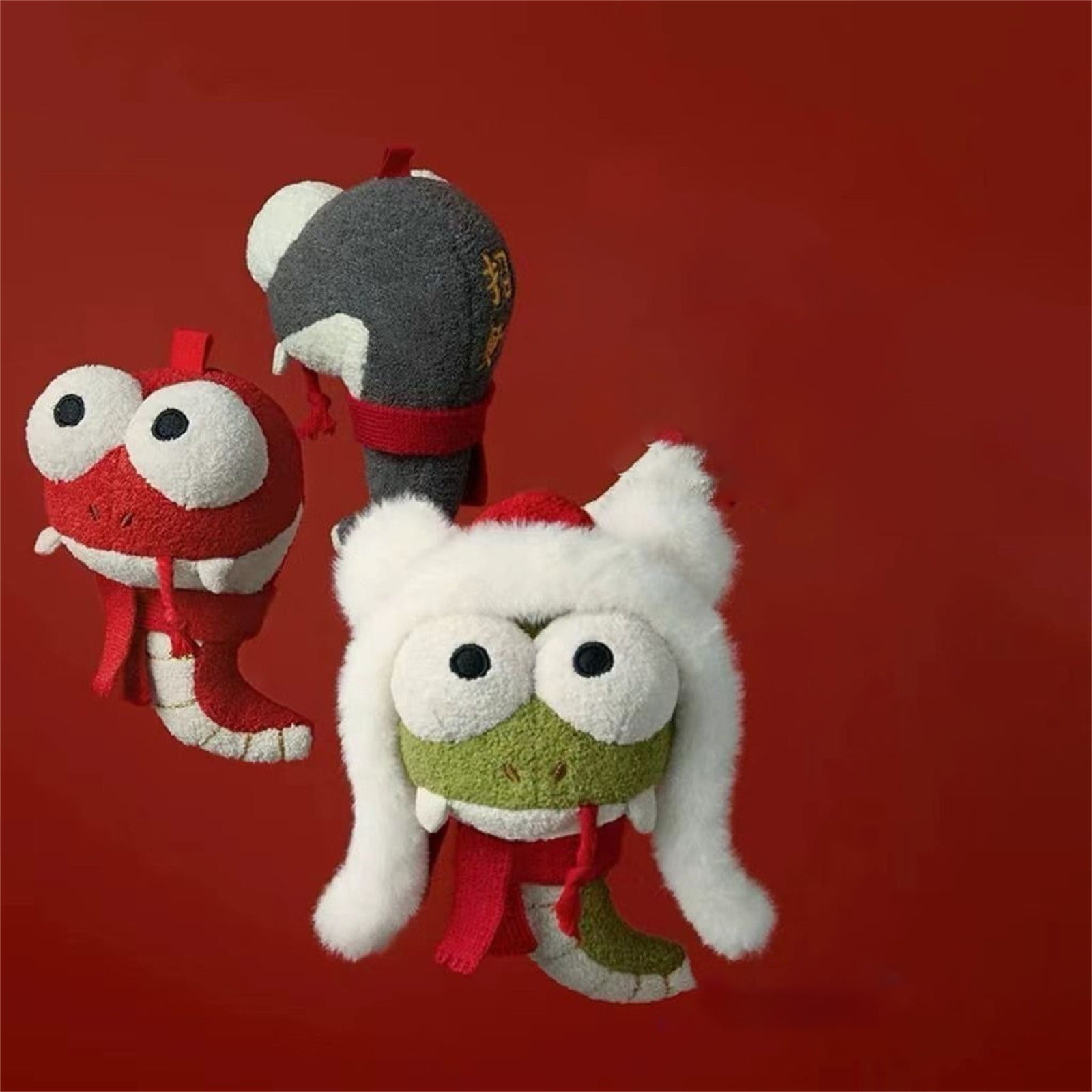 Cyinyin 3 PCS Snake Plush Ornament Mascot 2025 Chinese Year of Snake ...