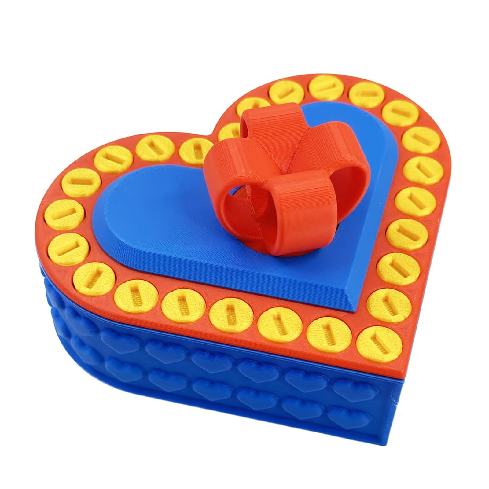 Cyinyin 3D Printed Decorations Chocolate Candy Gift Box, Love Bow Box ...