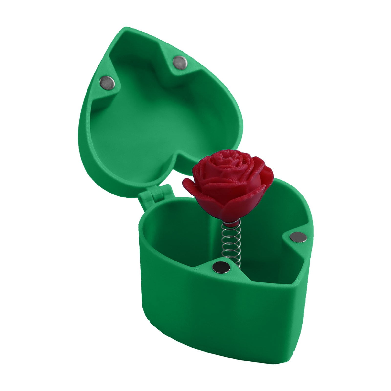 Cyinyin 3D Printed Toys Rose Gift Surprise Box, Surprise Rose Mechanism Tricky Toys Valentine's ...