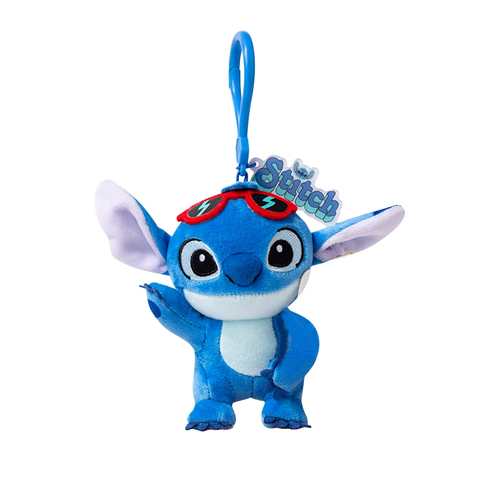 Cyinyin 4.7 INCH Lovely Stitch Plush Animals Keychain, Stitch Cartoon ...