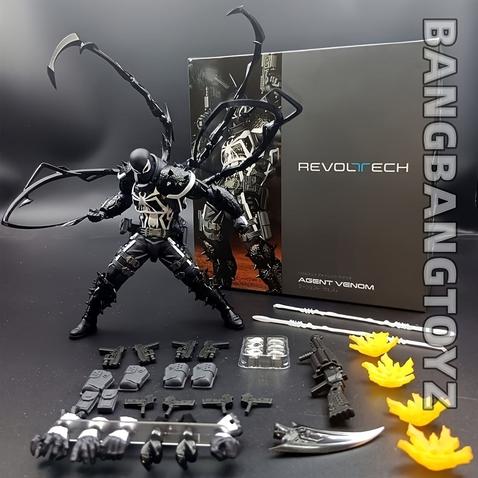 Cyinyin 6.3 INCH Joint &Limb Mobility Venom Action Figures with ...