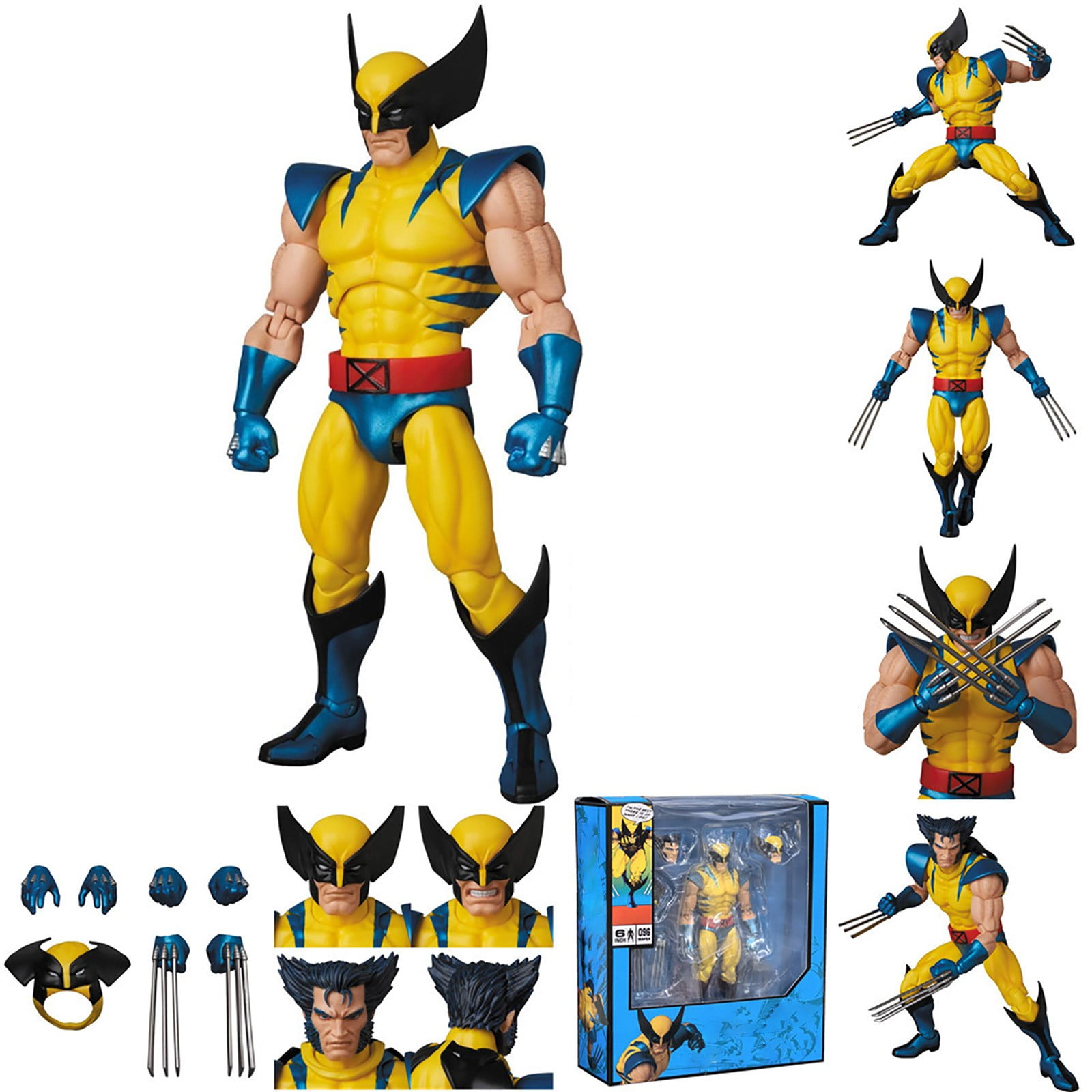 Cyinyin 6.3 INCH Joint &Limb Mobility Wolverine Action Figures with ...