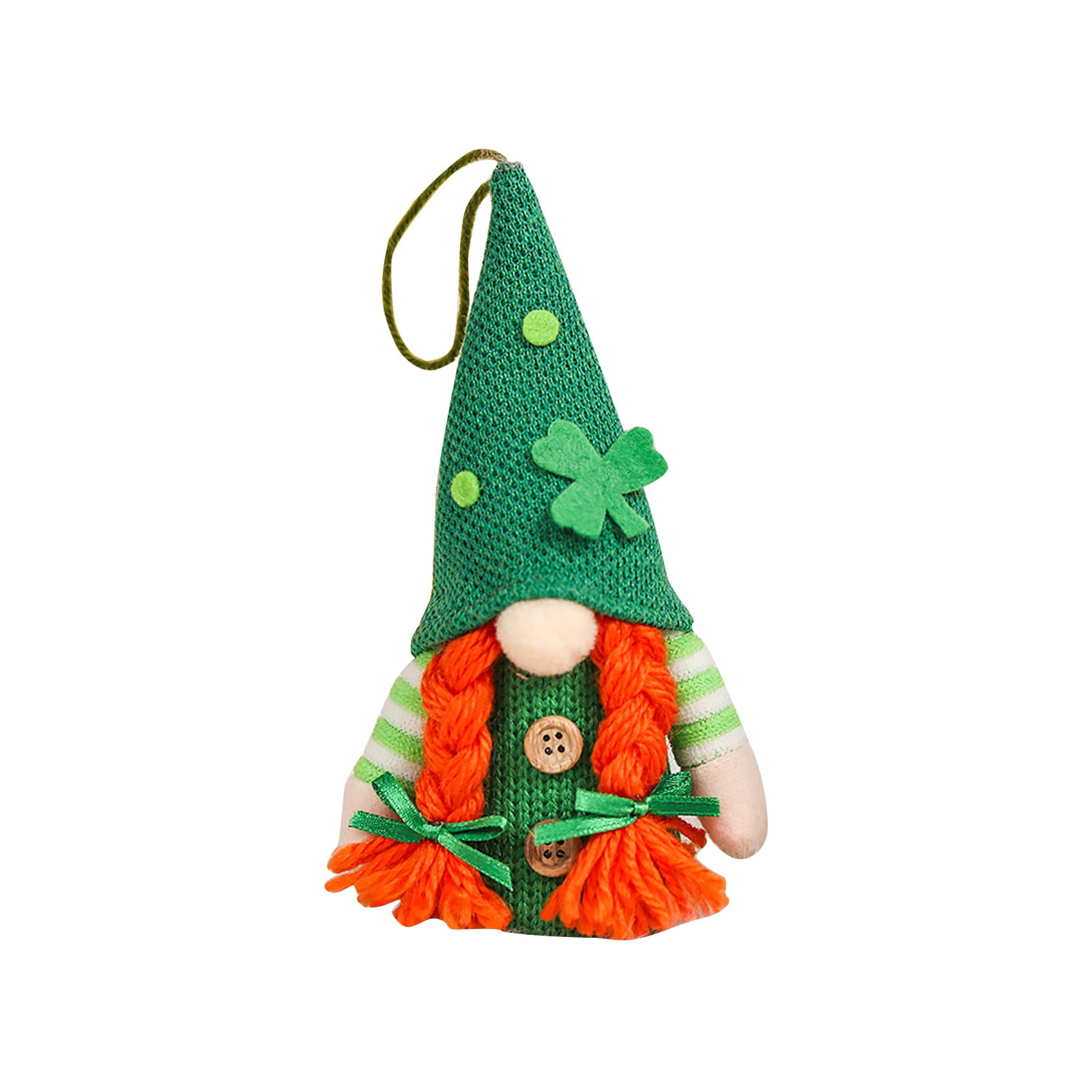 Cyinyin 6 INCH St.Patrick's Day Gnome Plush, Dwarf Figurines Handmade ...