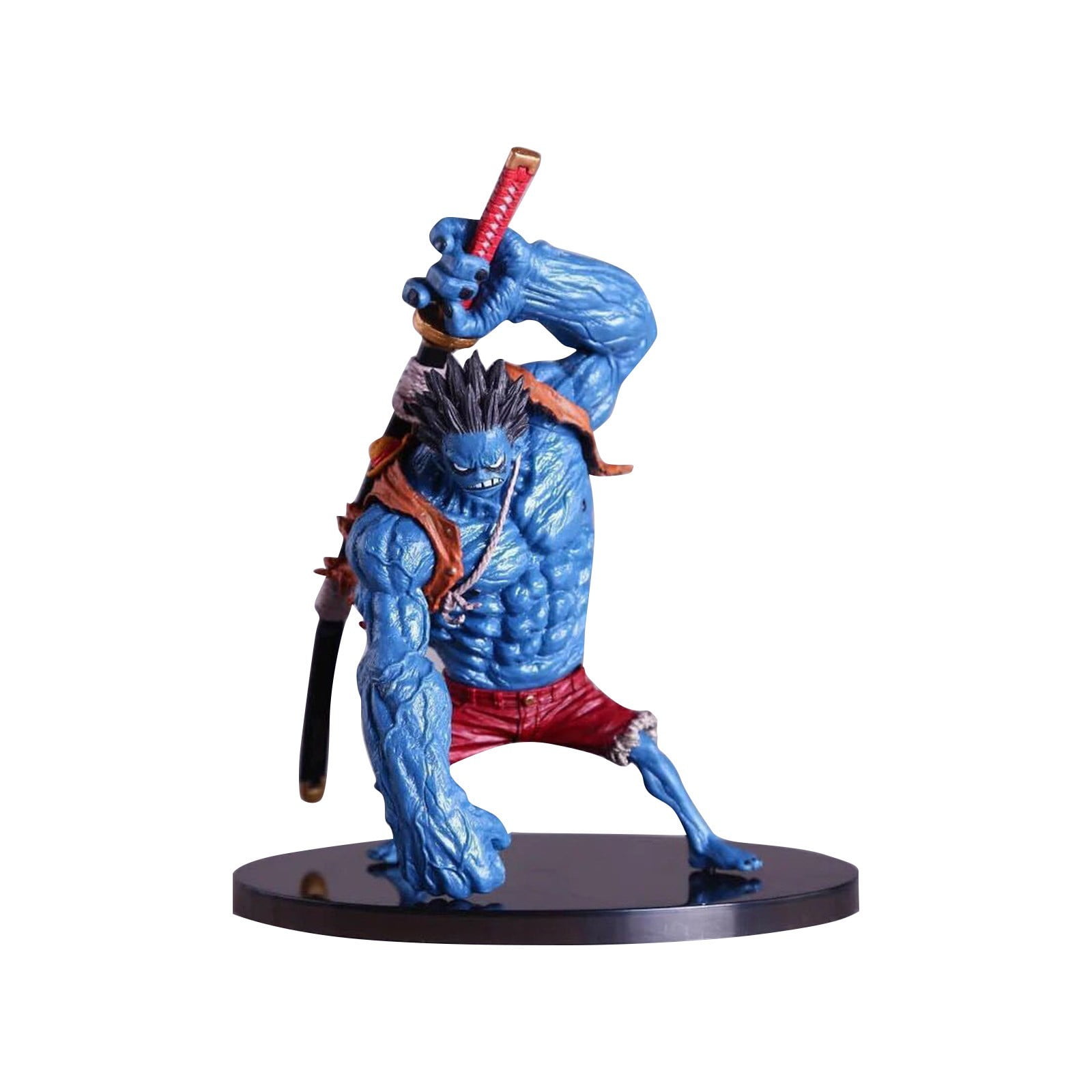 Cyinyin 7.1 INCH Striking One Piece Blue Nightmare Luffy Action Figure ...