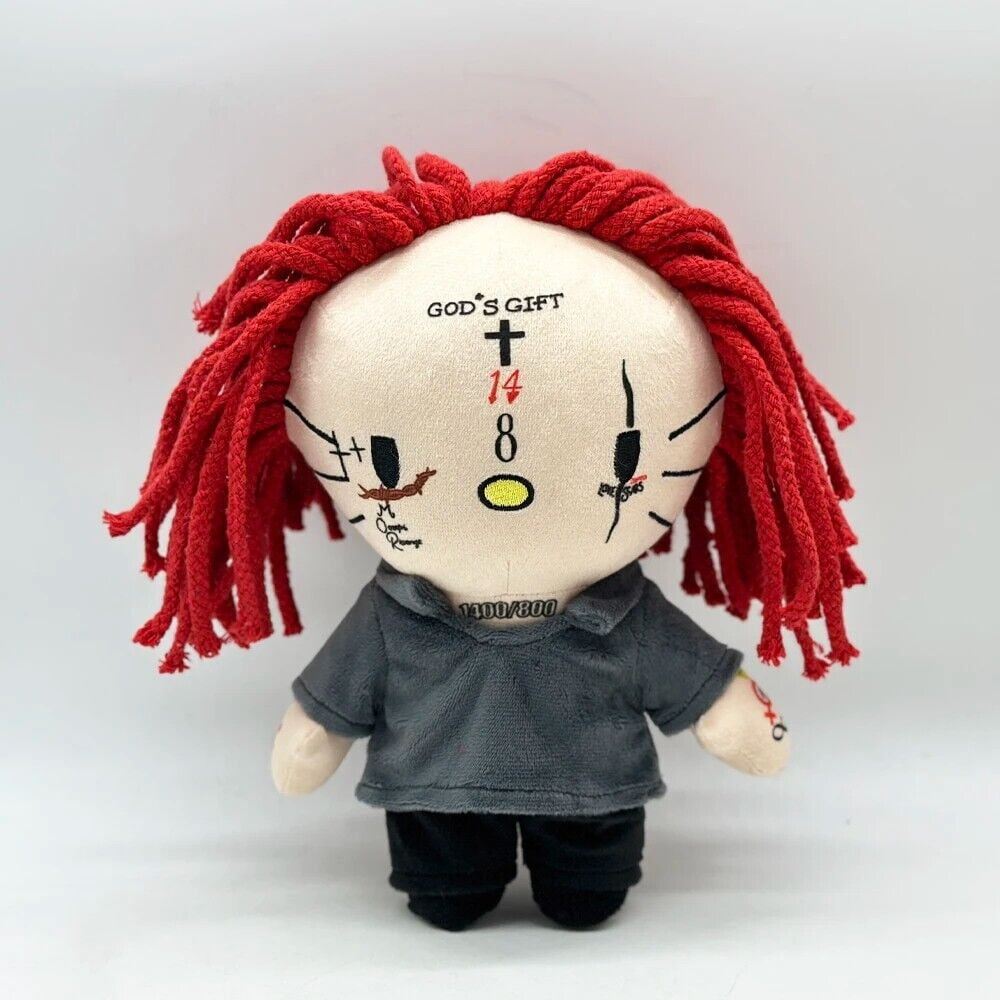 Cyinyin 8.6 INCH Rapper Trippie Red Plush Doll Figure Stuffed Toys Cute ...