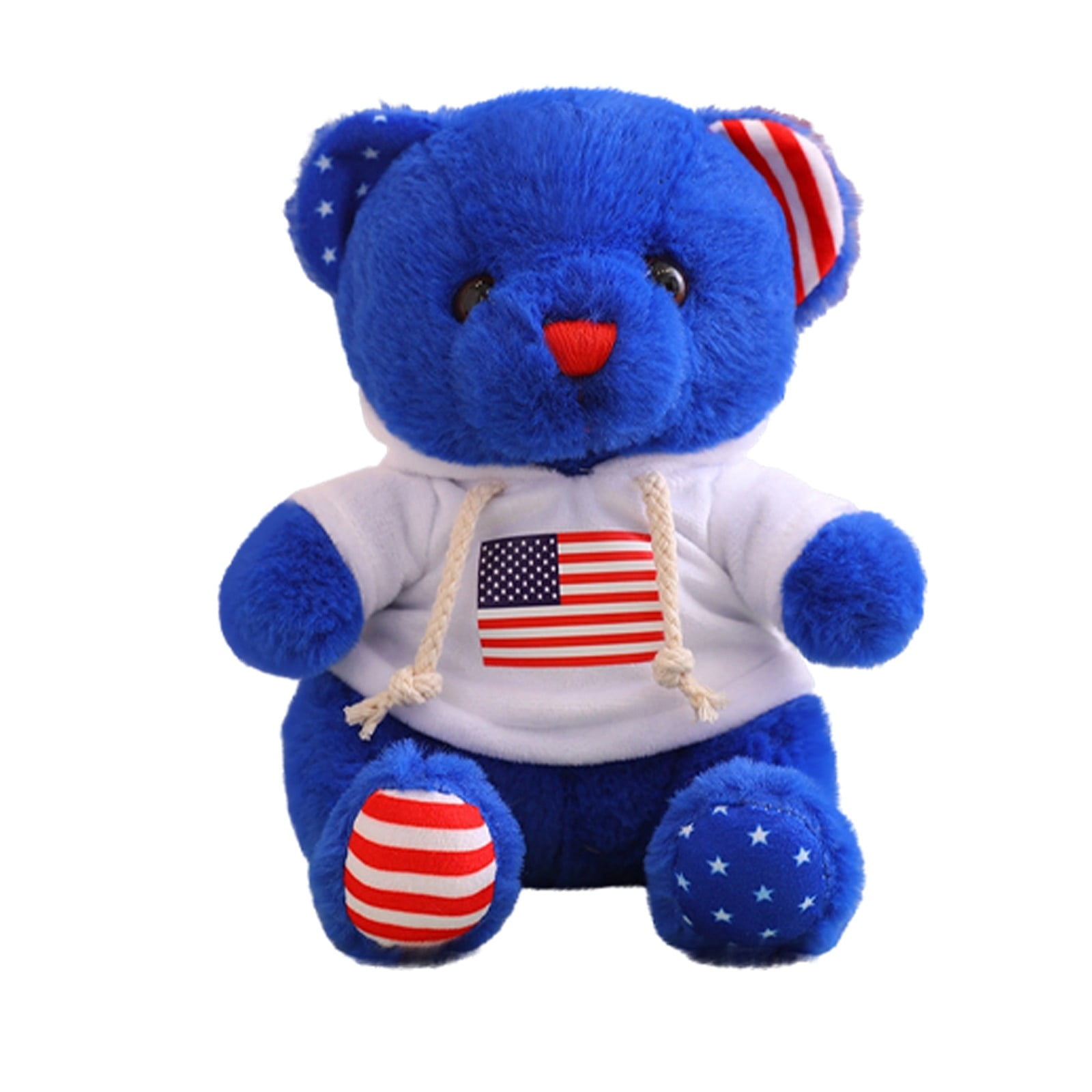Cyinyin 8.7 INCH 4th of July USA Teddy Bear American National Flag ...
