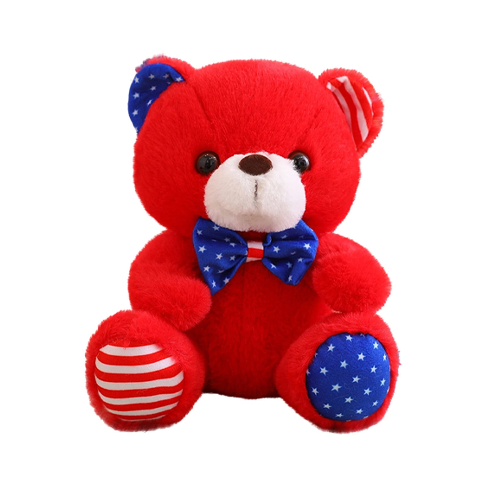 Cyinyin 8.7 INCH 4th of July USA Teddy Bear American National Flag ...