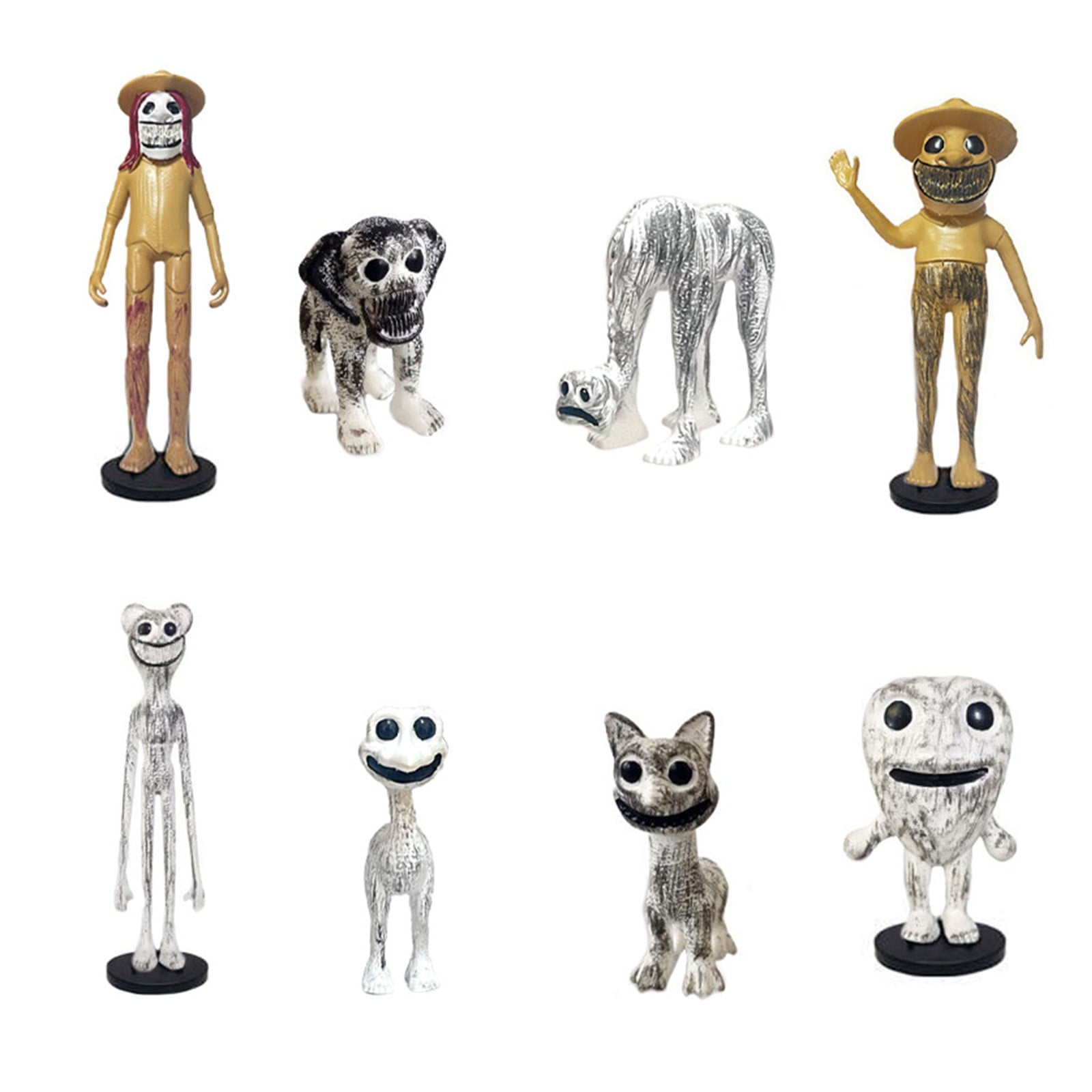 Cyinyin 8PCS Zoonomaly Horror Game Action Figures, Monster Cat ...