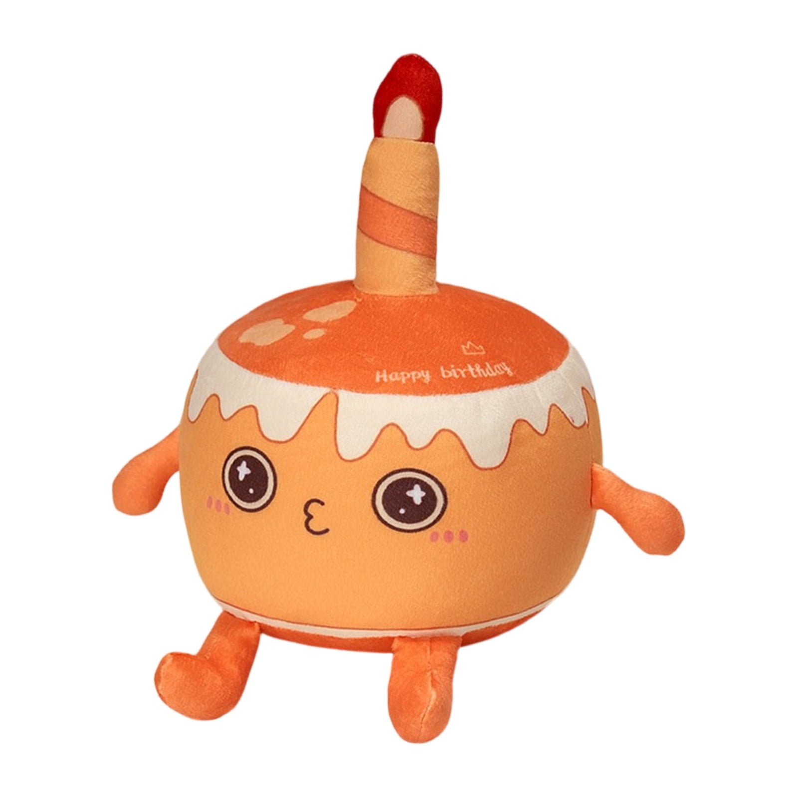 Cyinyin 9.8 INCH Bashful Mango Cake Plush Toys, Funny Birthday Cake ...
