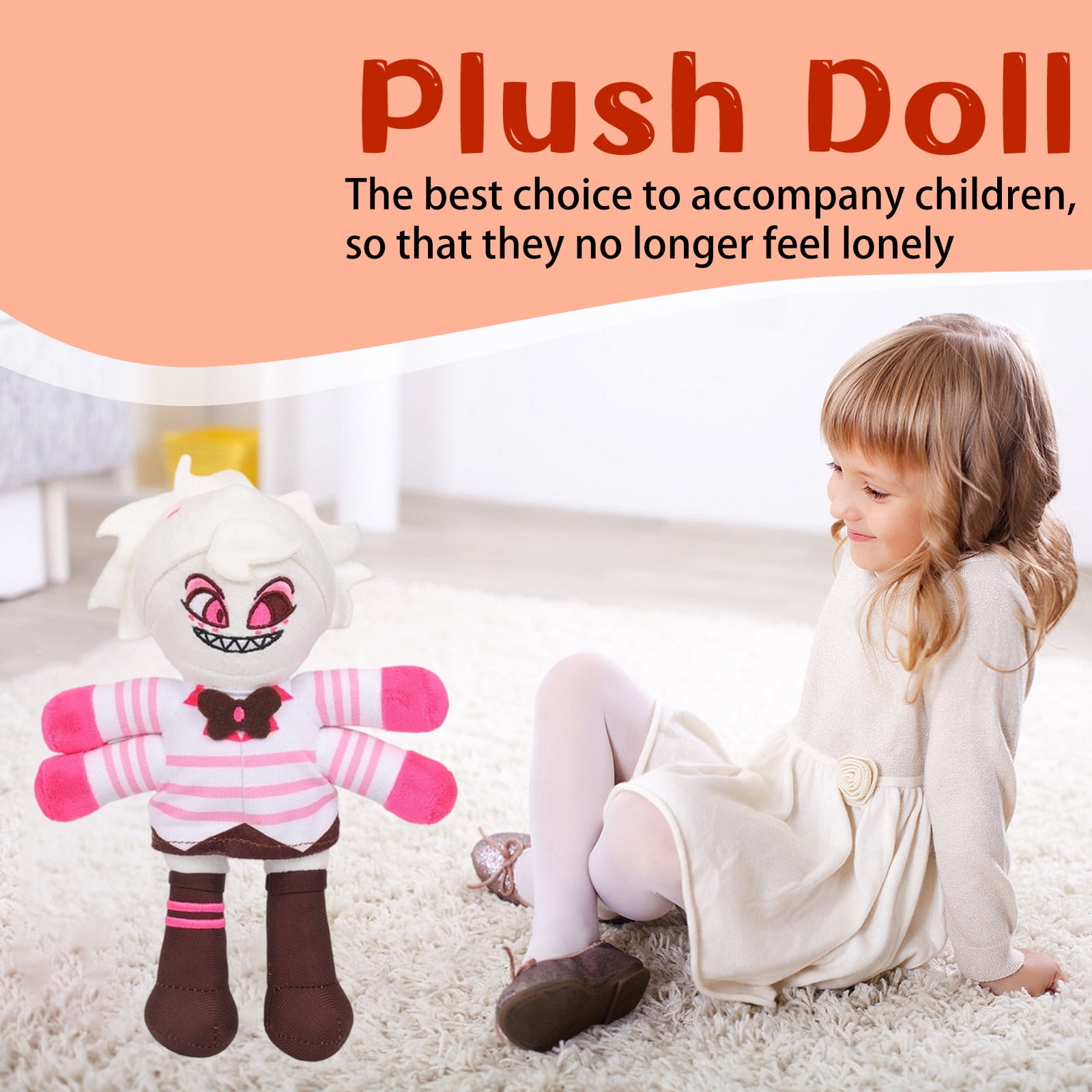 Cyinyin 9 INCH Cute Hazbin Hotel Boss Plush Doll, Fun Devil Boss ...