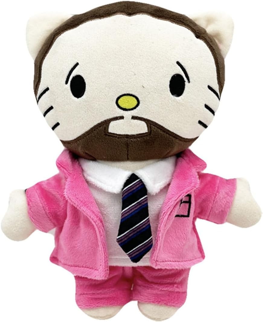 Friends Cuddly Toy Kawaii Cat Plush Toy Anime Funny Rapper Cat Birthday ...