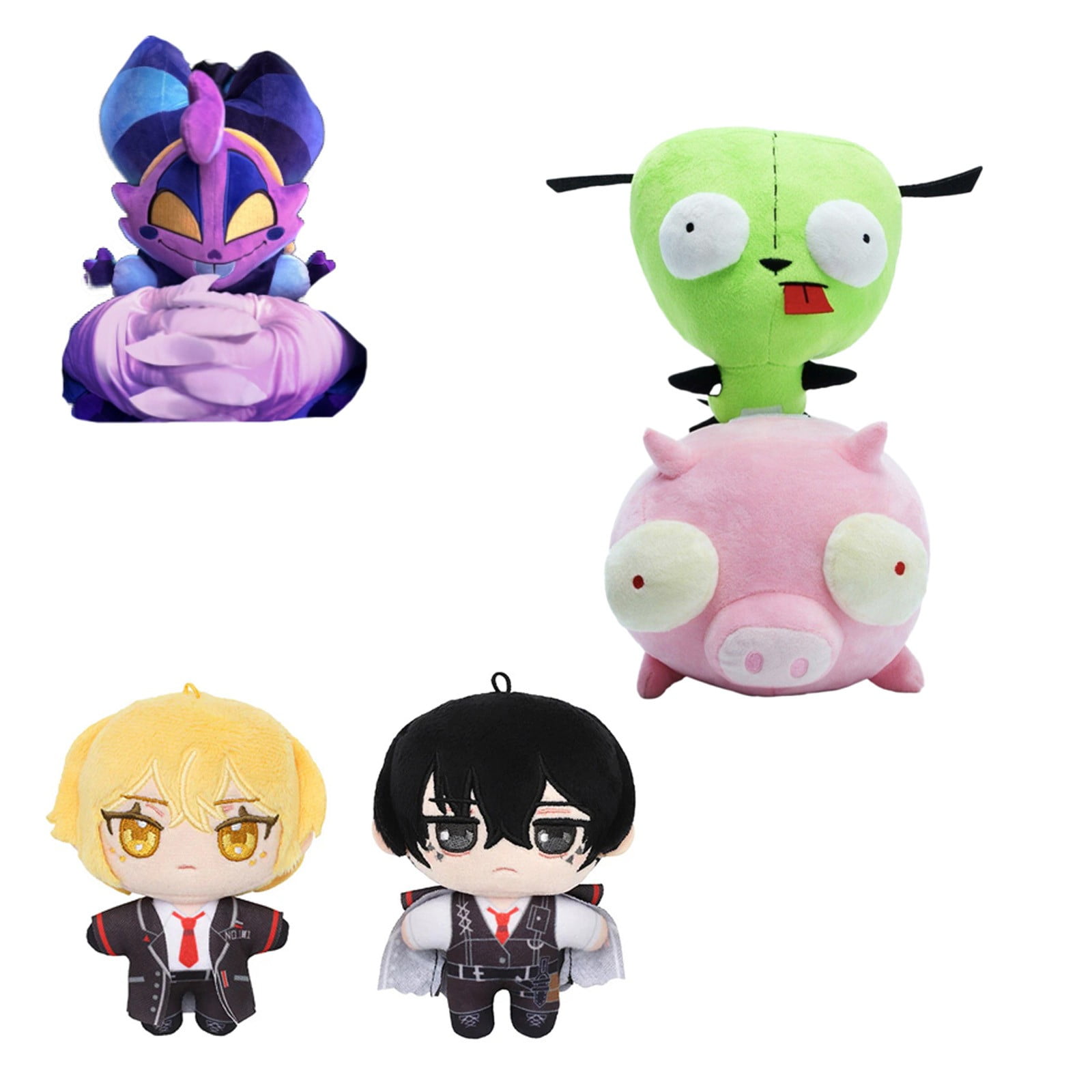 Cyinyin Alien Invasion Cartoon Action Figures Set - Limbus Company Game ...