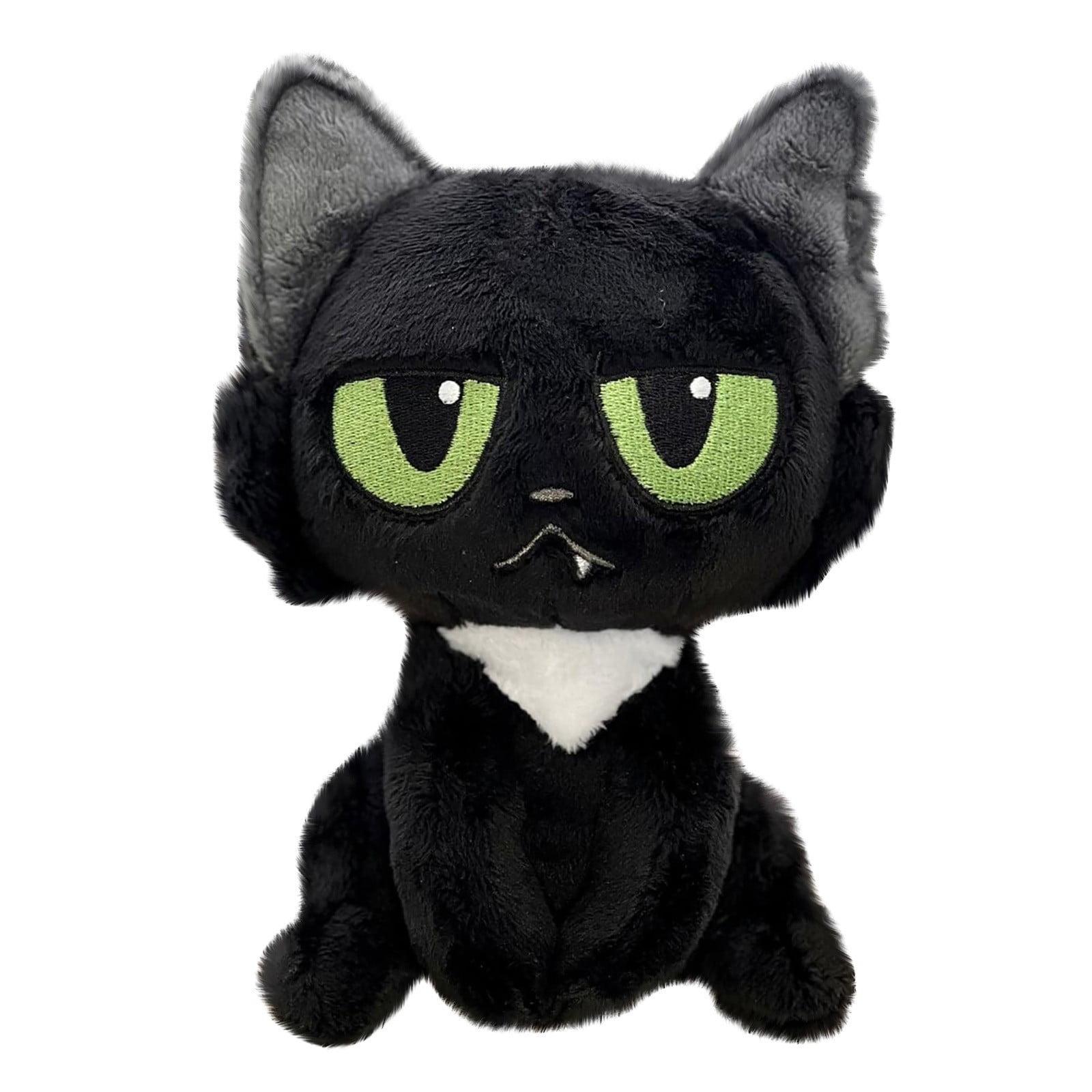 Cyinyin Brightheart Large Plush Cat Series - Cartoon Black Four-Leaf ...