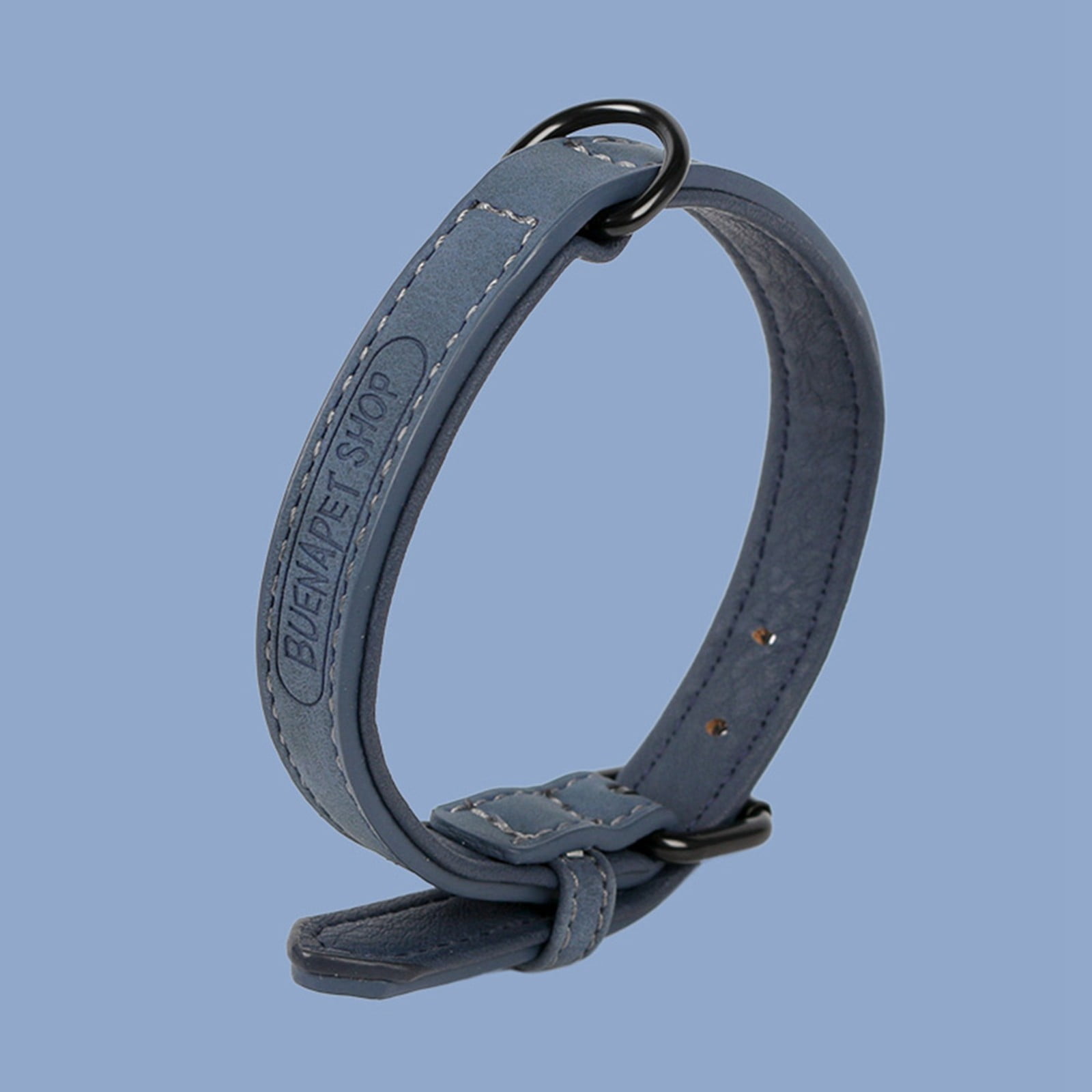 Cyinyin Cat Collars Soild Adjustable Soft Breathable Comfortable Dark ...
