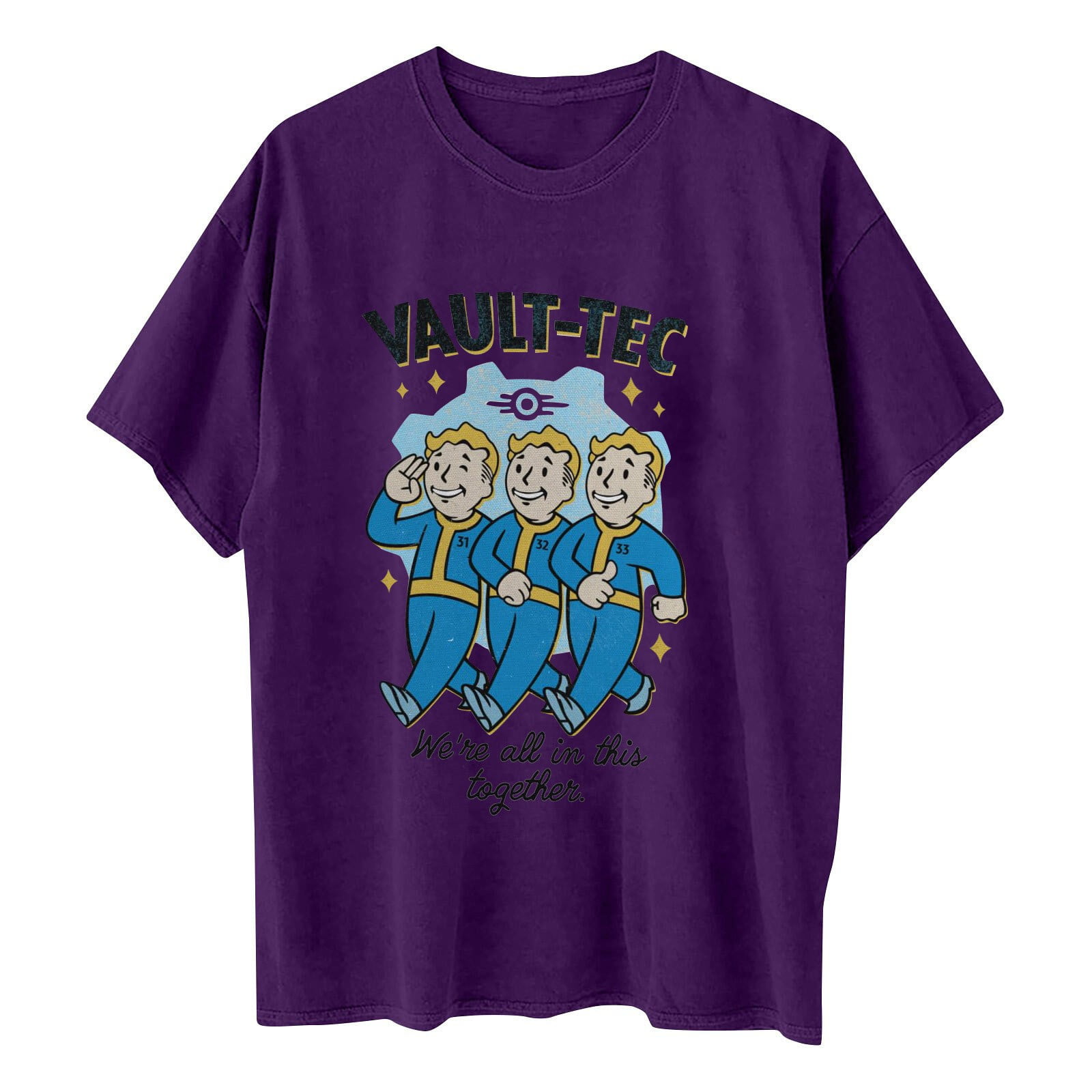 Cyinyin Fallout 4 Merchandise Shirts with VAULT-TEC Graphic Print ...