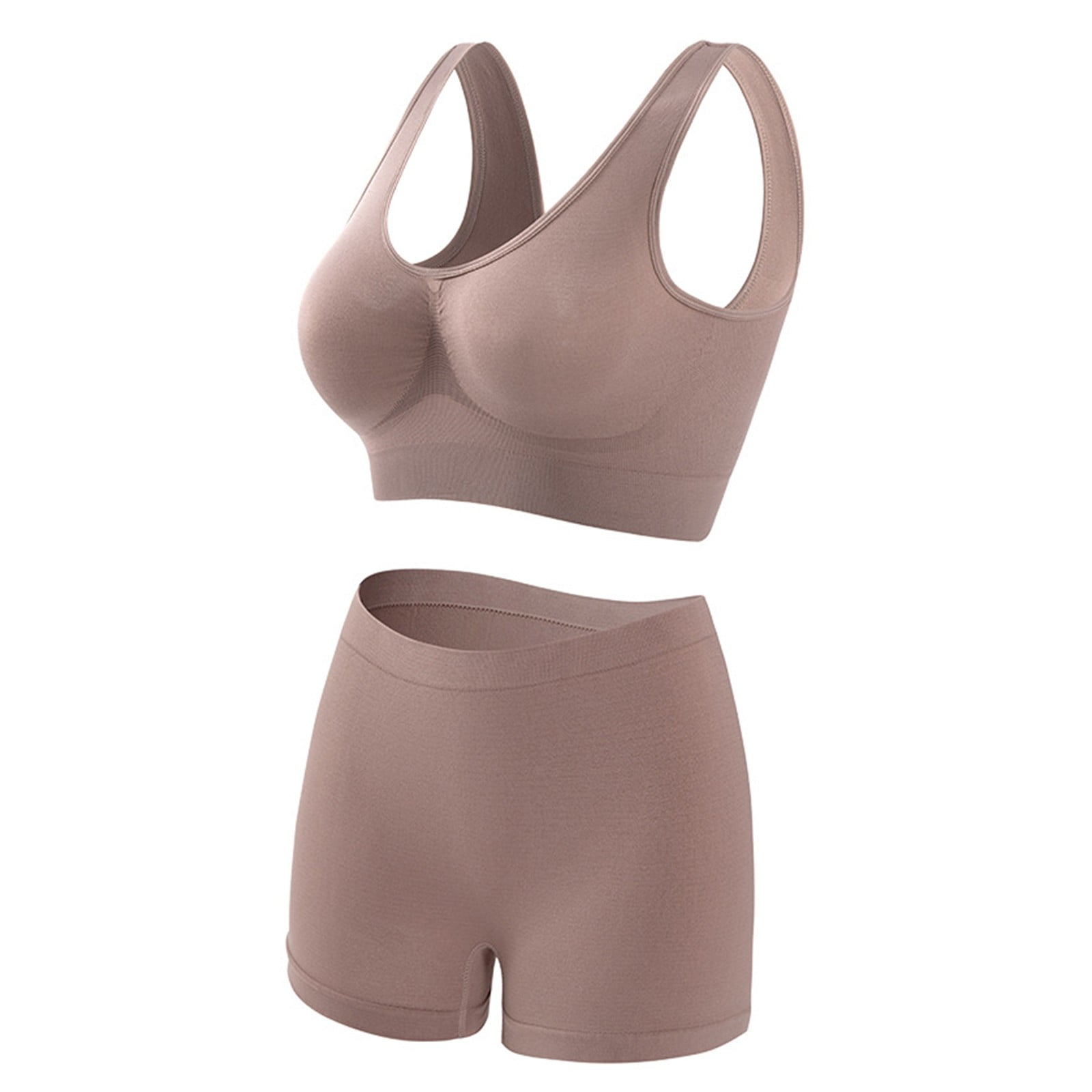 Cyinyin Gym Clothes for Woman Set Lingerie Bras Medium Impact Sports ...