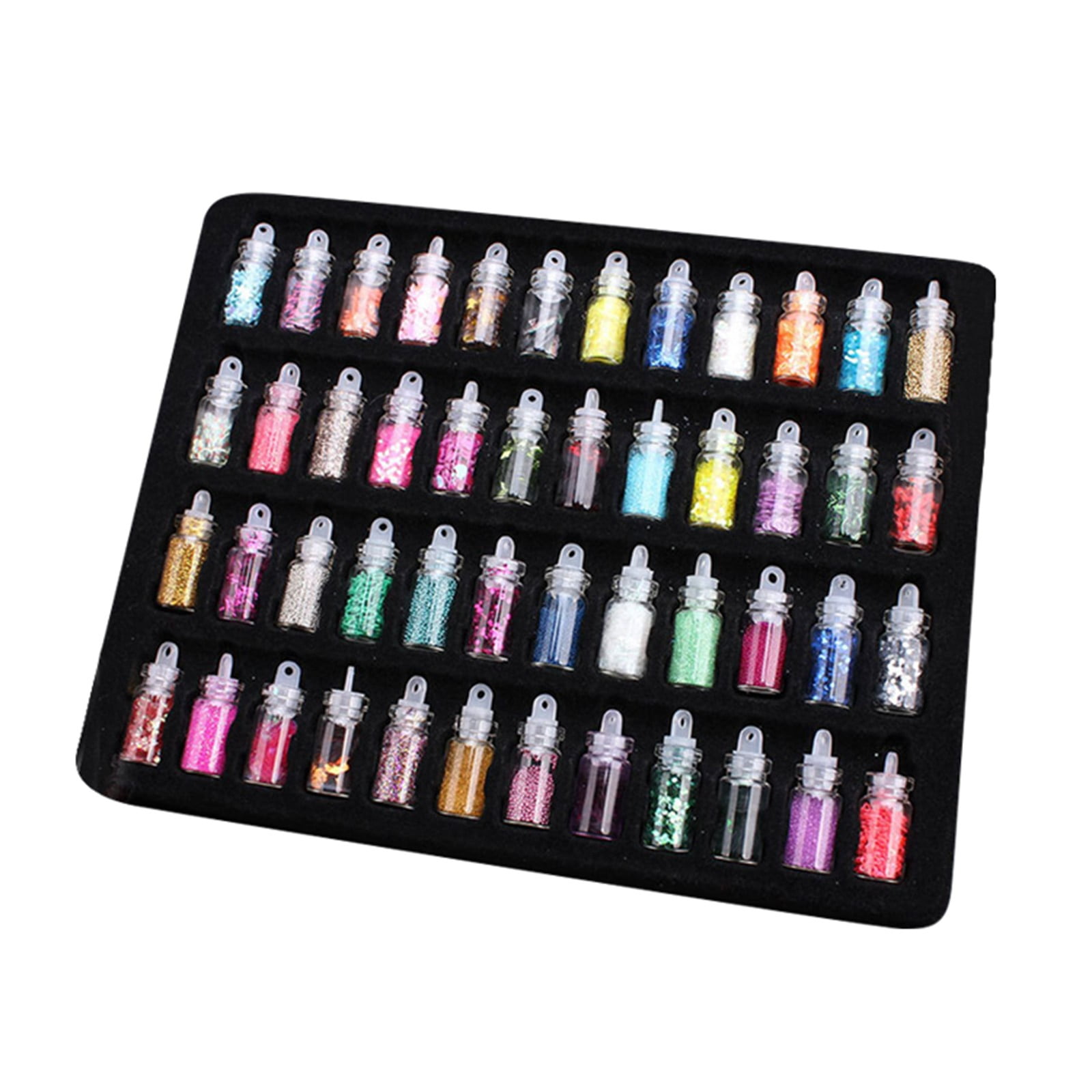 Cyinyin Holographic Chunky and Fine Glitter Mix, 48 Colors Chunky ...