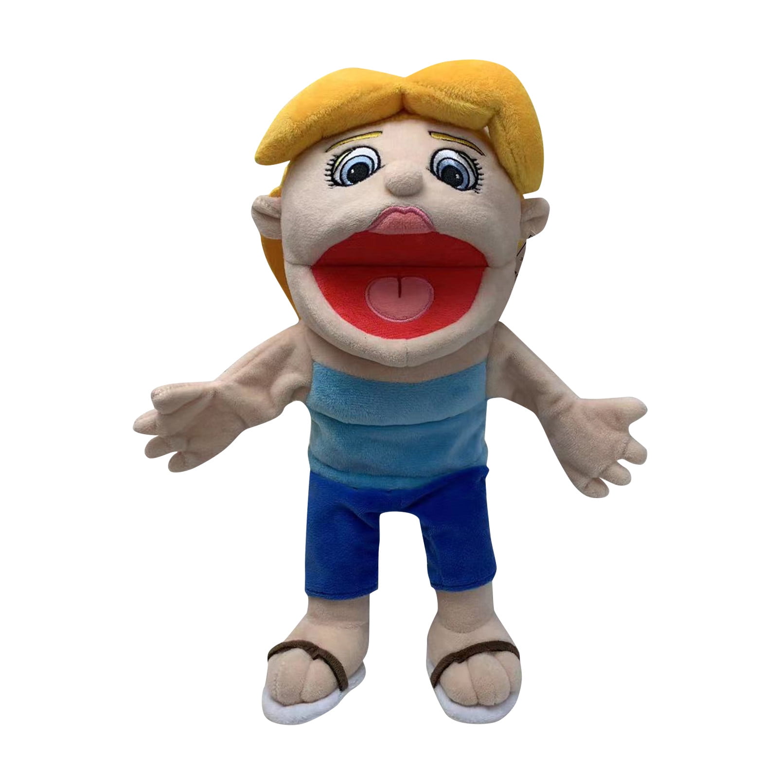 Cyinyin 15.7" Kids' Favorite Jeffy Hand Puppet - Super Soft, Engaging ...