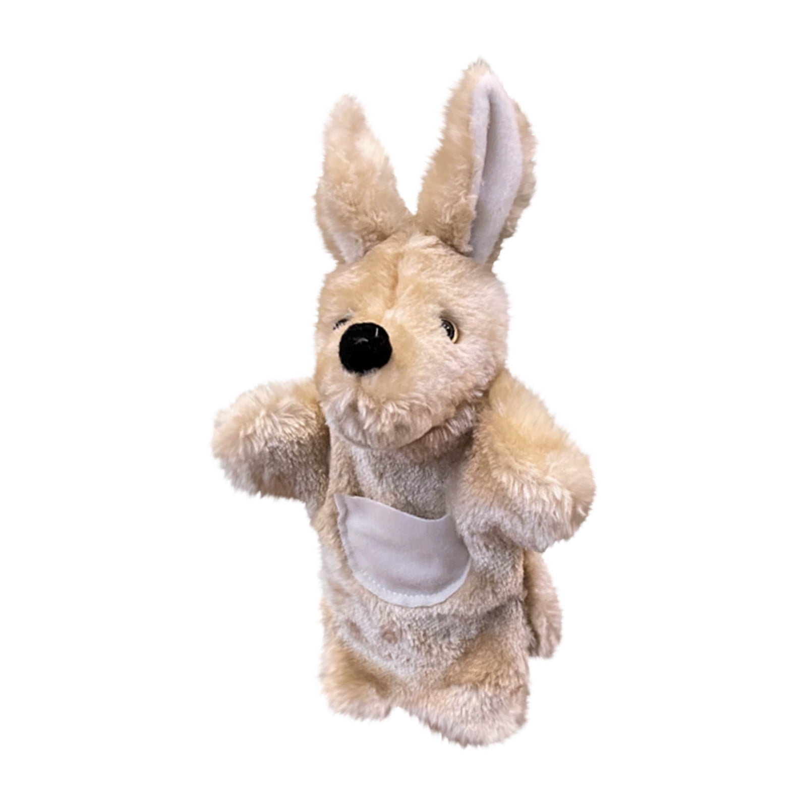 Cyinyin Kangaroo Hand Puppet Stuffed Animals, 9.8 Inch Kawaii Kangaroo Plush Dolls, Super Soft ...