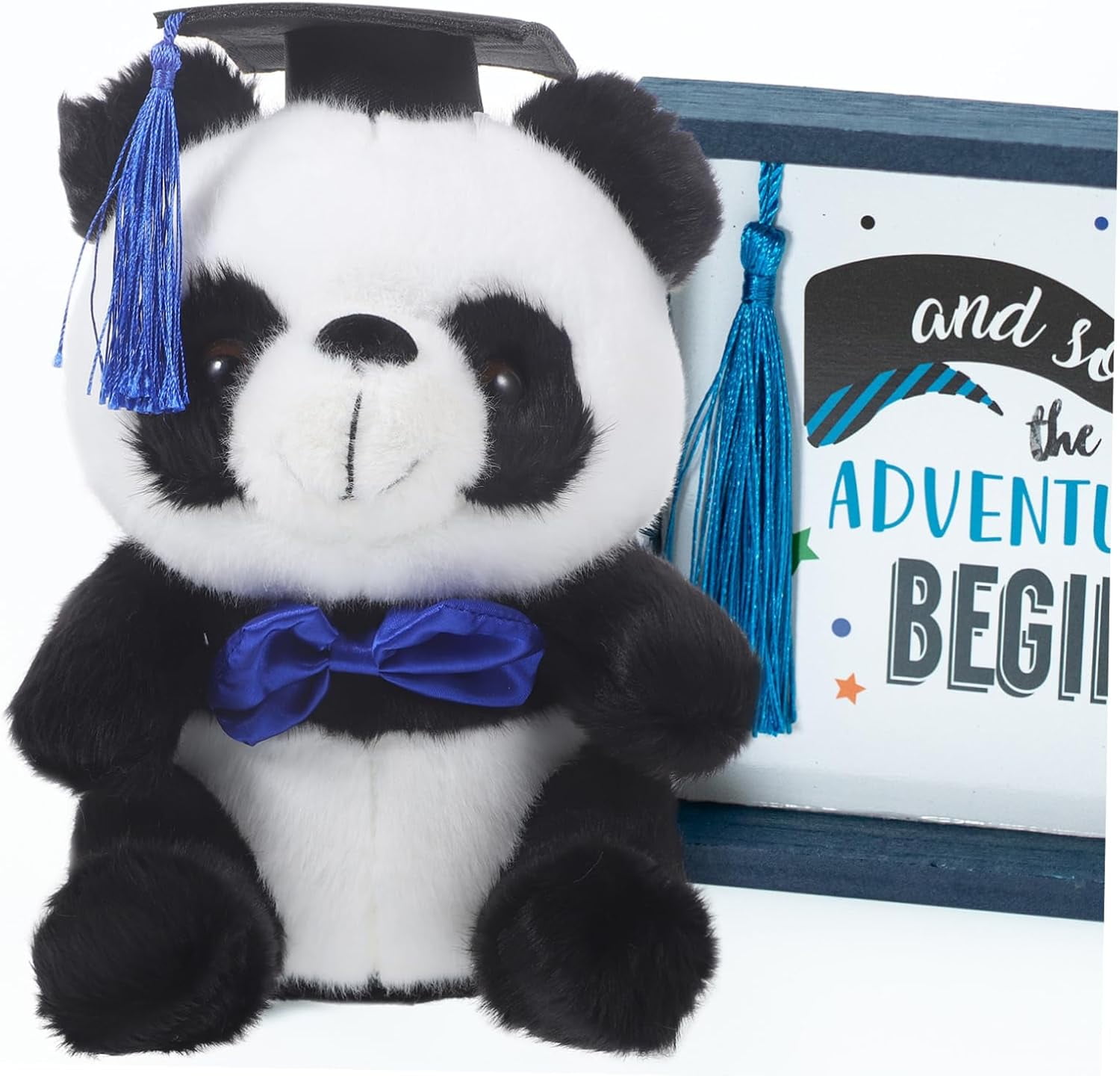 Cyinyin Kawaii Graduation Panda Stuffed Animals with Graduation Cap and ...