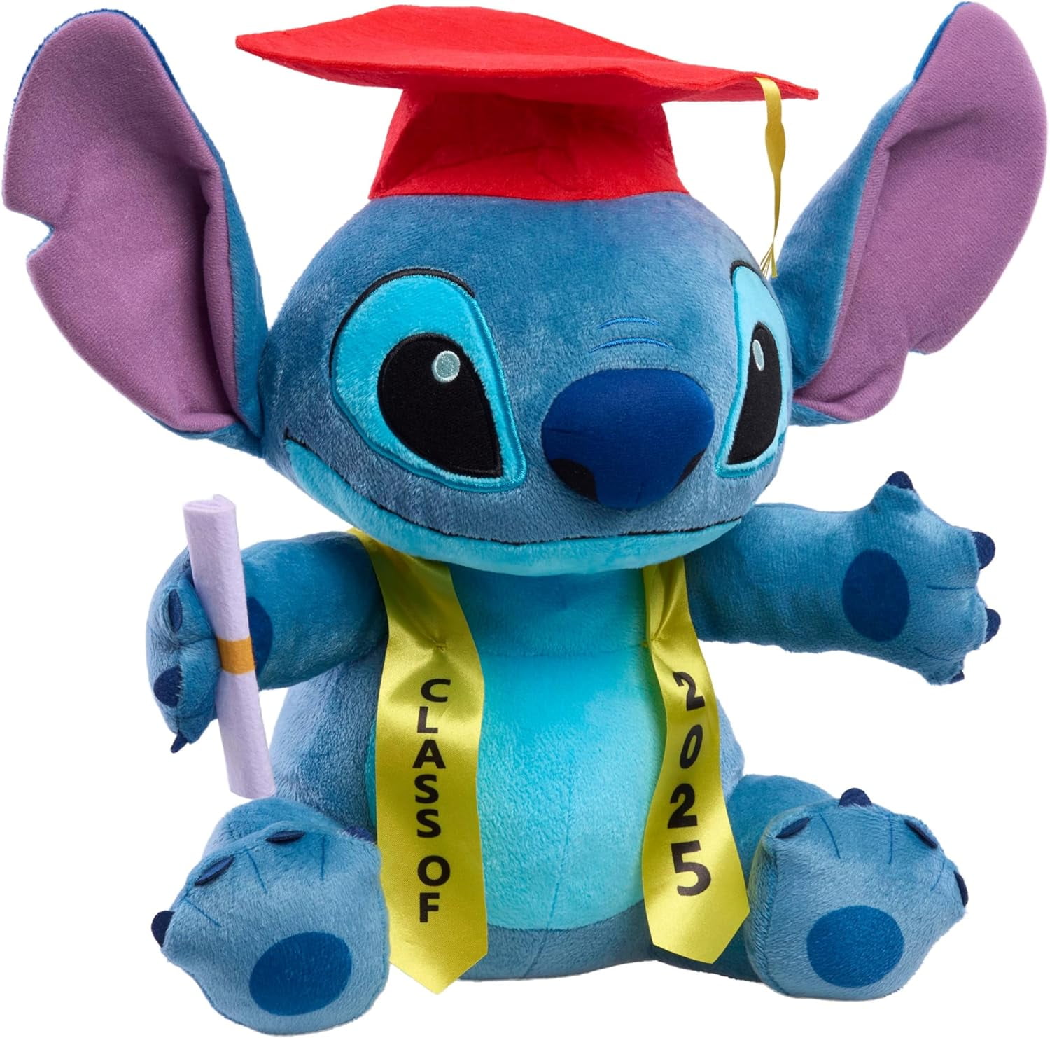 Stitch Stuffed Animal, 12 inch Large Plush Stitch Graduation ...
