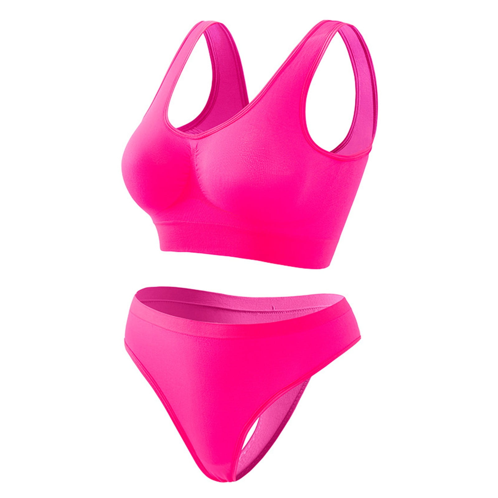 Cyinyin Plus Size Bras For Women Set Lingerie Sports Bras For Women Tank Top Sexy Workout Yoga