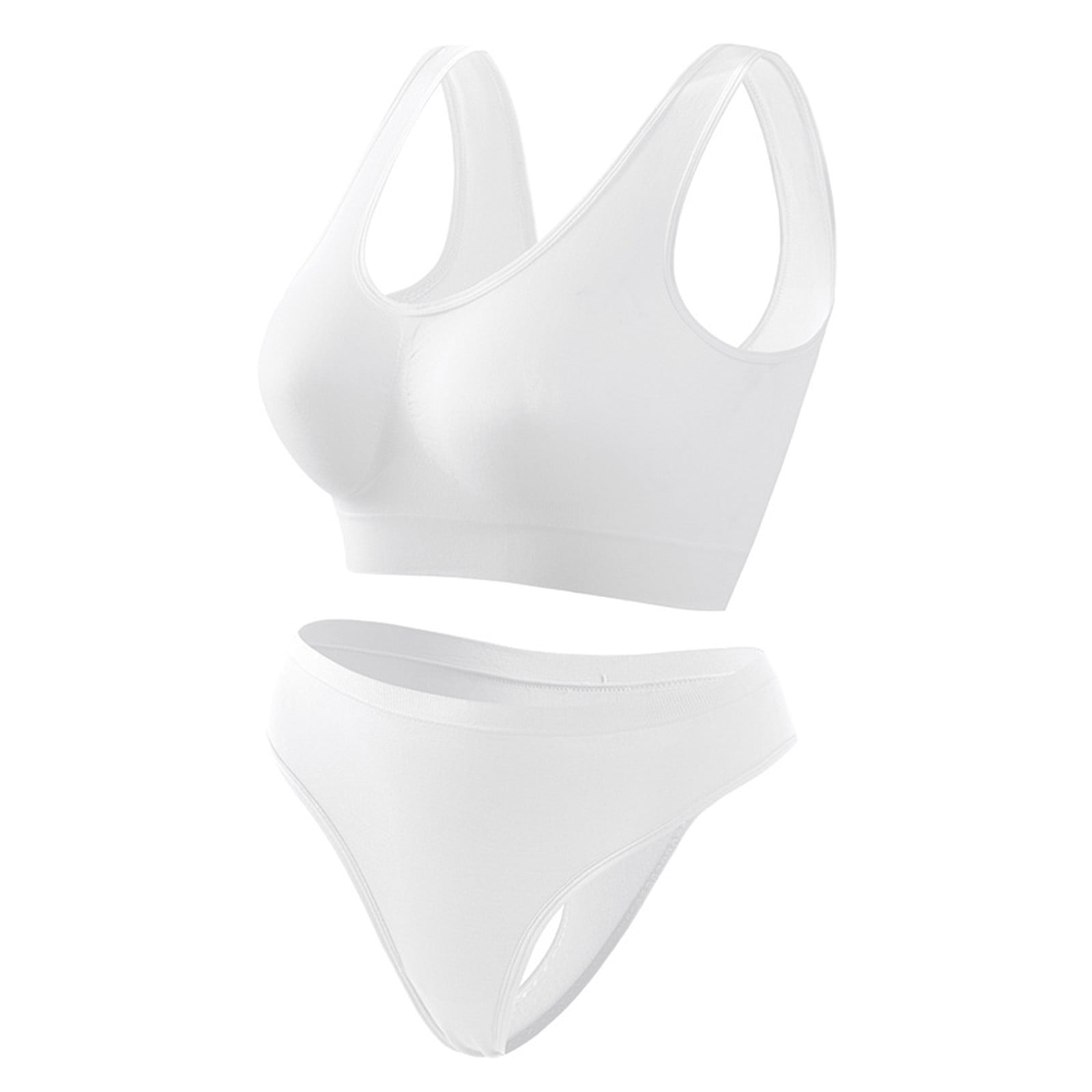 Cyinyin Plus Size Bras For Women Set Lingerie Sports Bras For Women Tank Top Sexy Workout Yoga