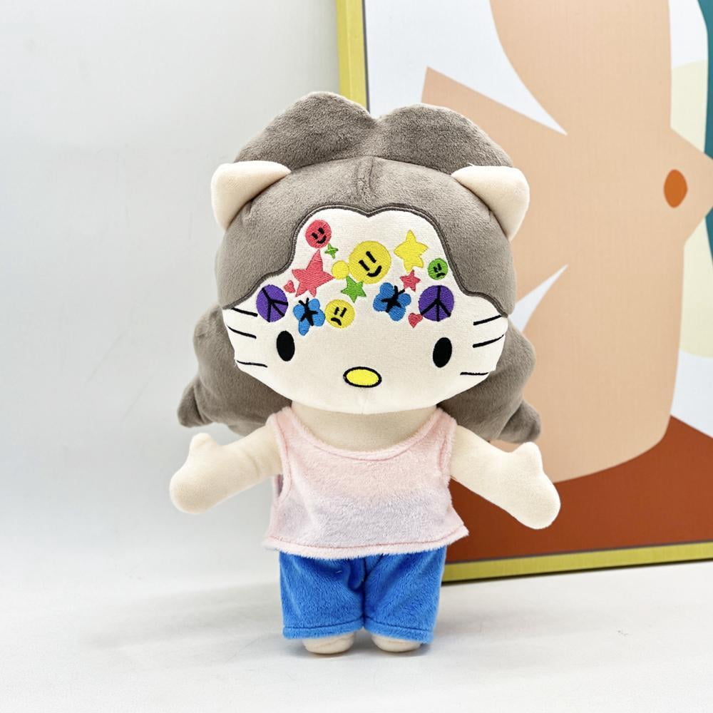 Cyinyin Rodrigo Doll Grey Hair with Pink Vest Clothes Plushies Figure ...