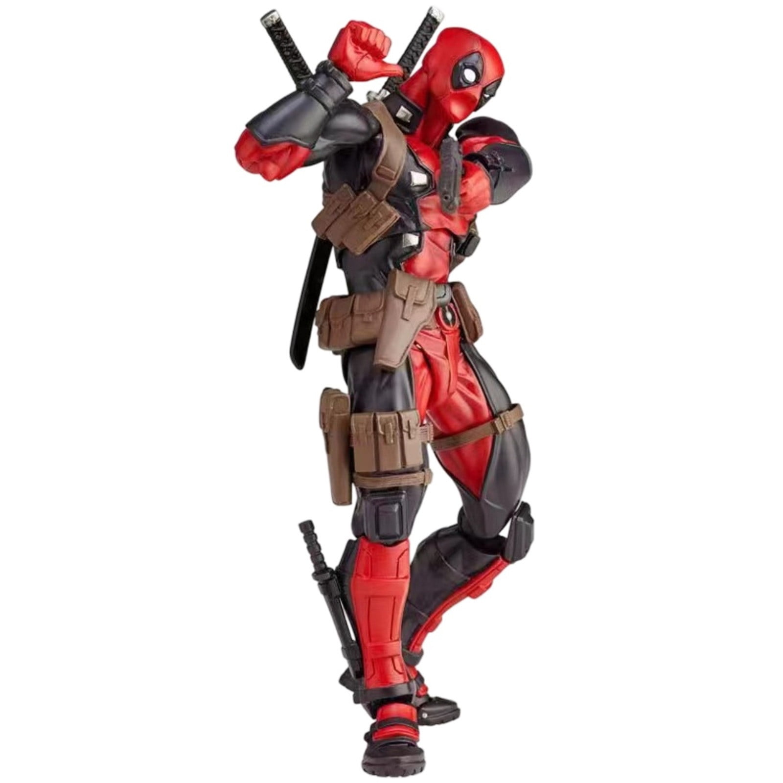 Cyinyin Striking Deadpool Action Figure Toy with Detailed Features, 6.2 ...