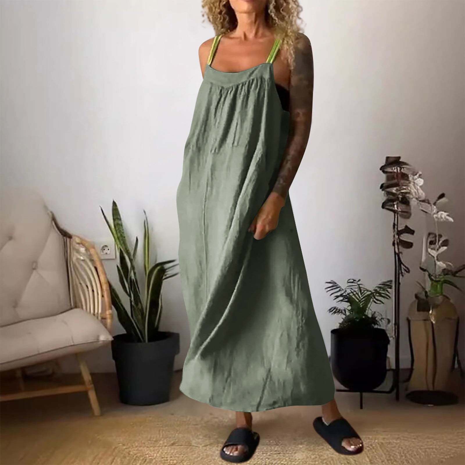 Cyinyin Sundresses for Women 2024 Women Summer Dresses, Womens Summer ...