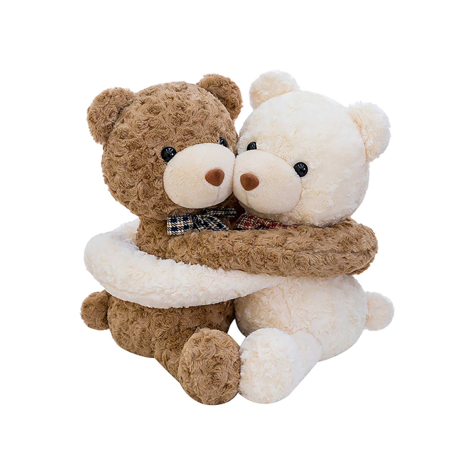 Cyinyin Teddy Bear Plushie Dolls - 9.8" Kawaii Hug Teddy Bear Stuffed ...