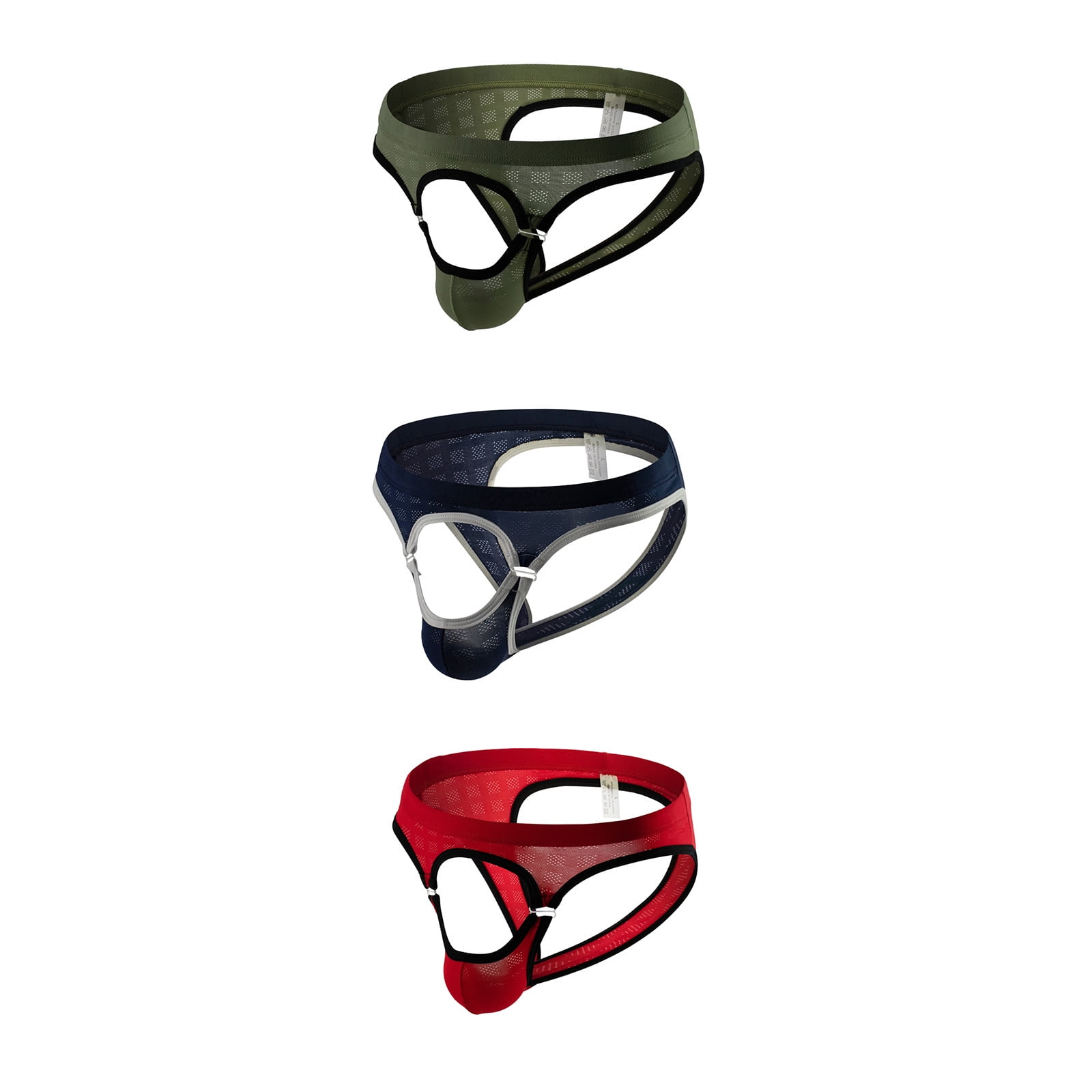 Cyinyin Underwear Men Mens Bikini Underwear Men'S Briefs With Exposed ...