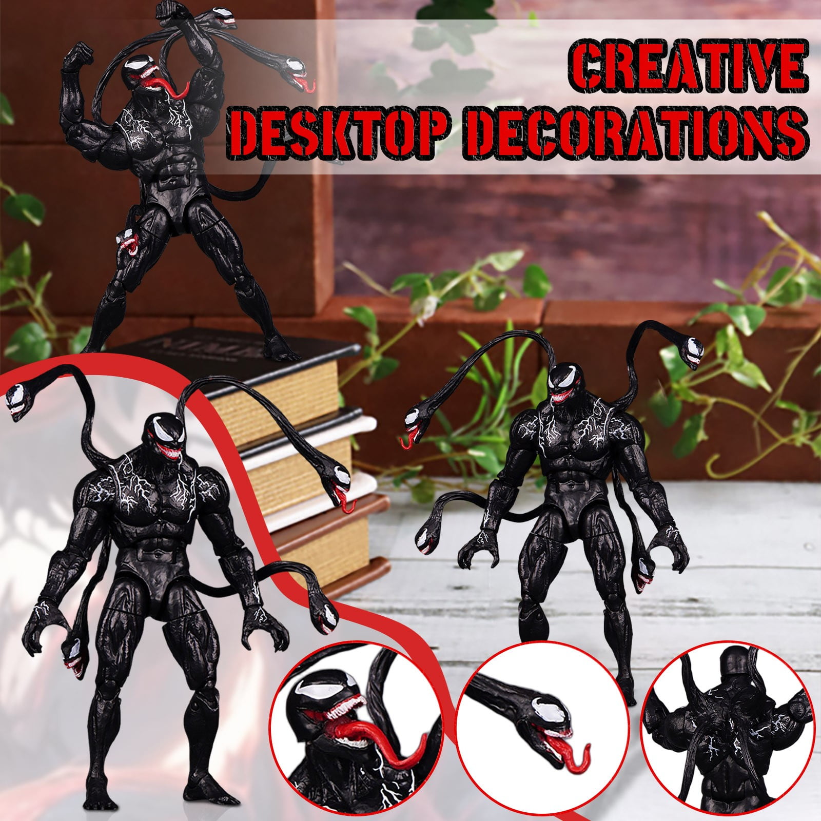 Cyinyin Venom Action Figures Toys, Anniversary Series Collectible ...